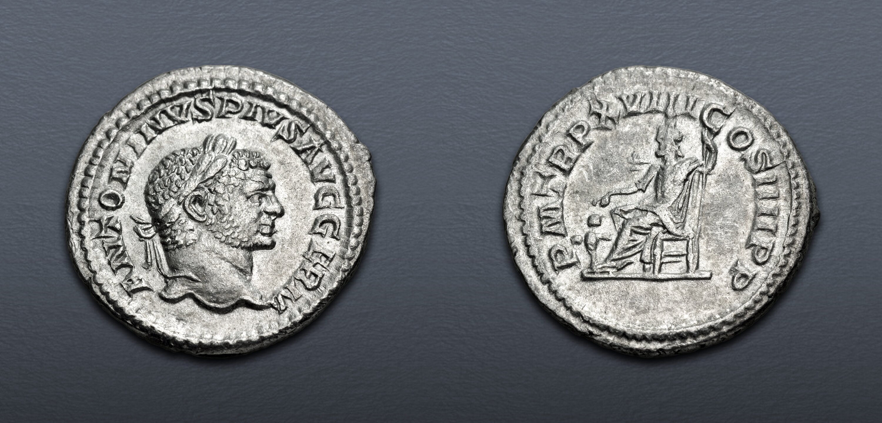 Caracalla. AD 198-217. AR Denarius (19.5mm, 2.58 g, 6h). Rome mint ...