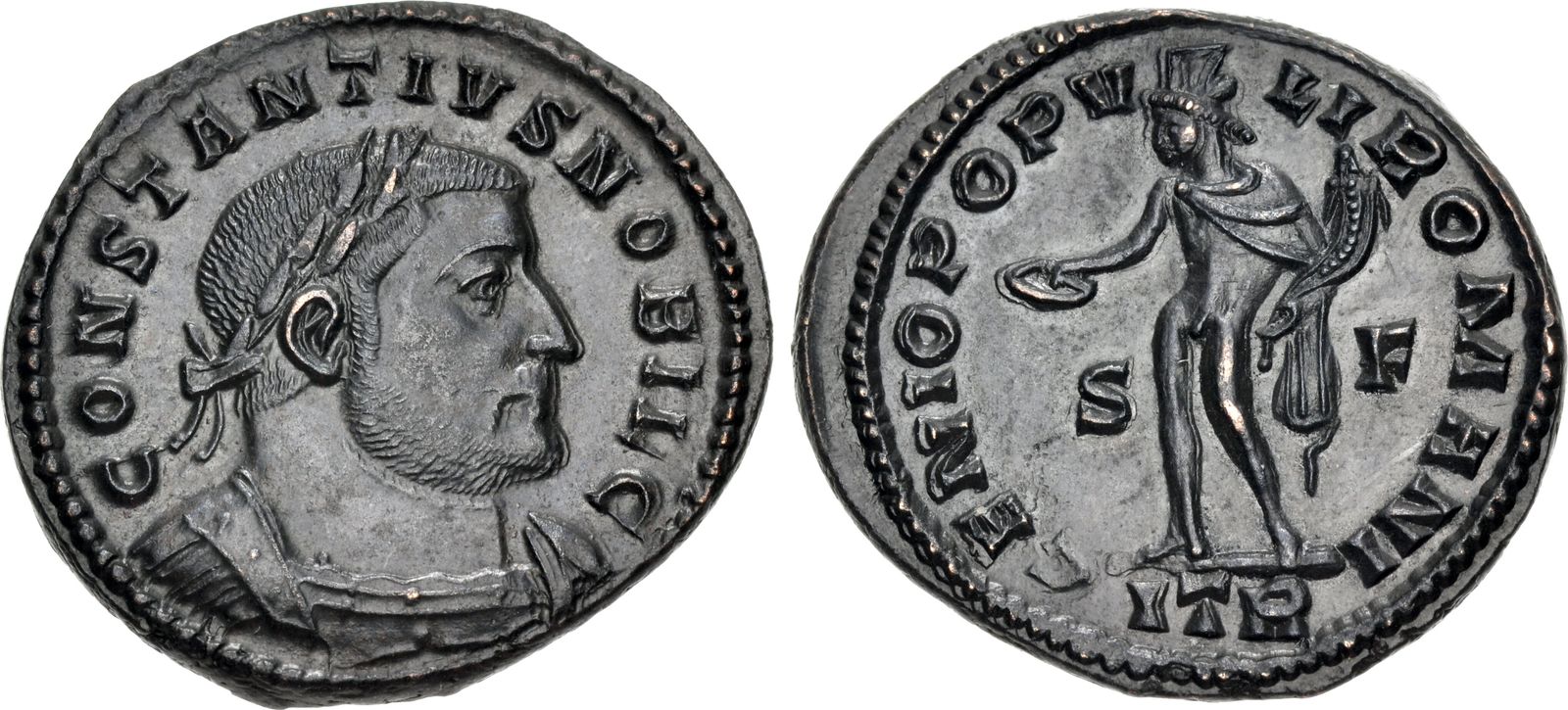 Constantius I. As Caesar, AD 293-305. Æ Follis (28.5mm, 10.05 g, 12h ...