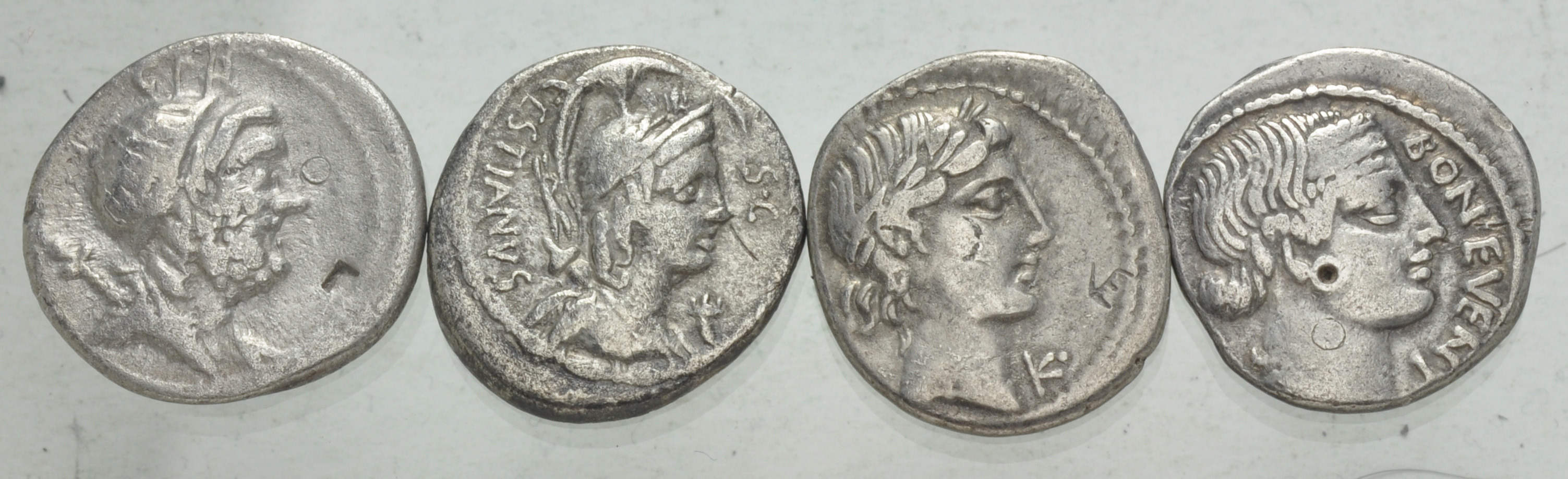 ROMAN. Republic. Lot of four (4) AR Denarii. | Classical Numismatic Group