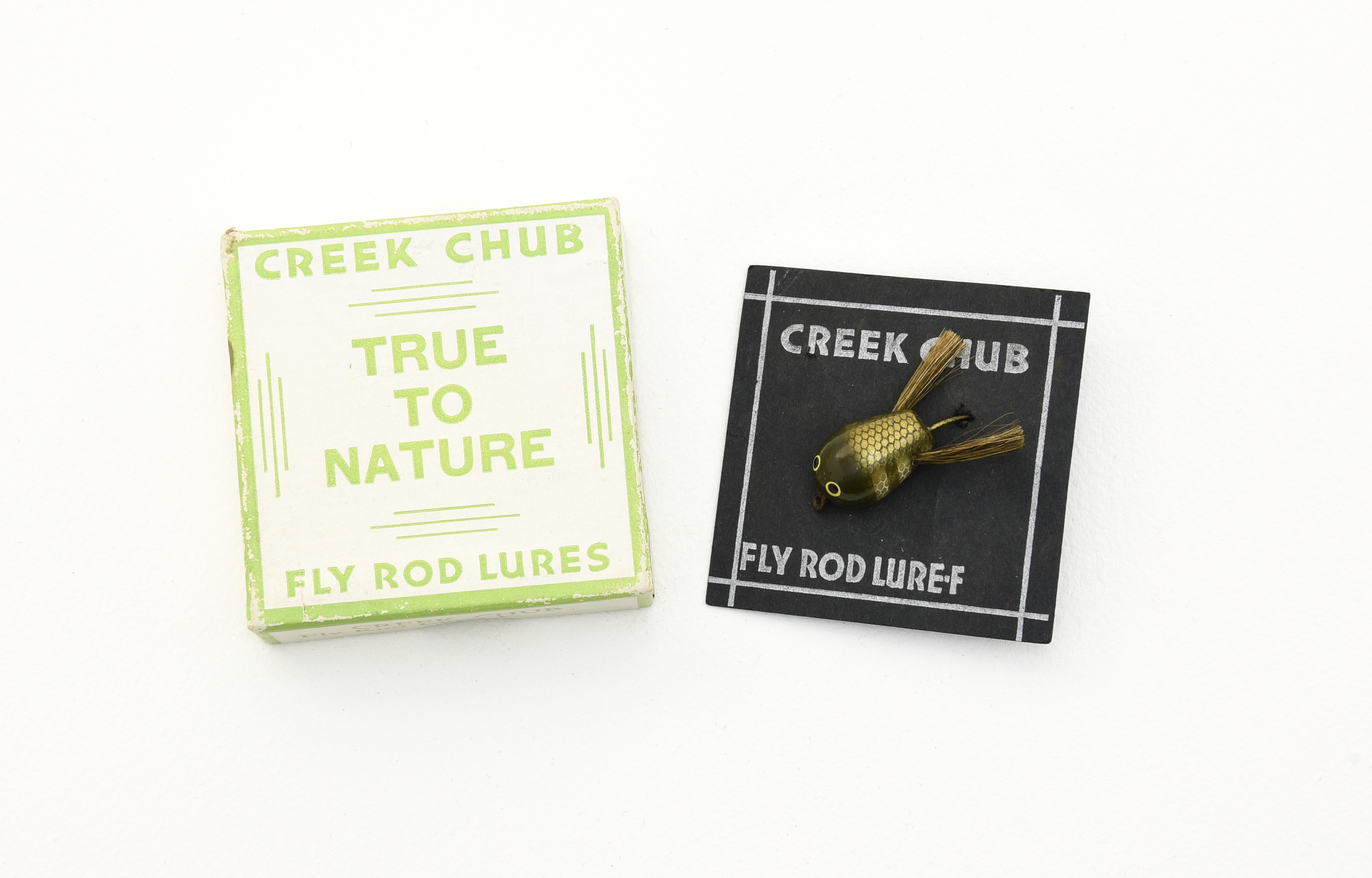 Creek Chub Fly Rod Dingbat & Box, card | The Angling Marketplace