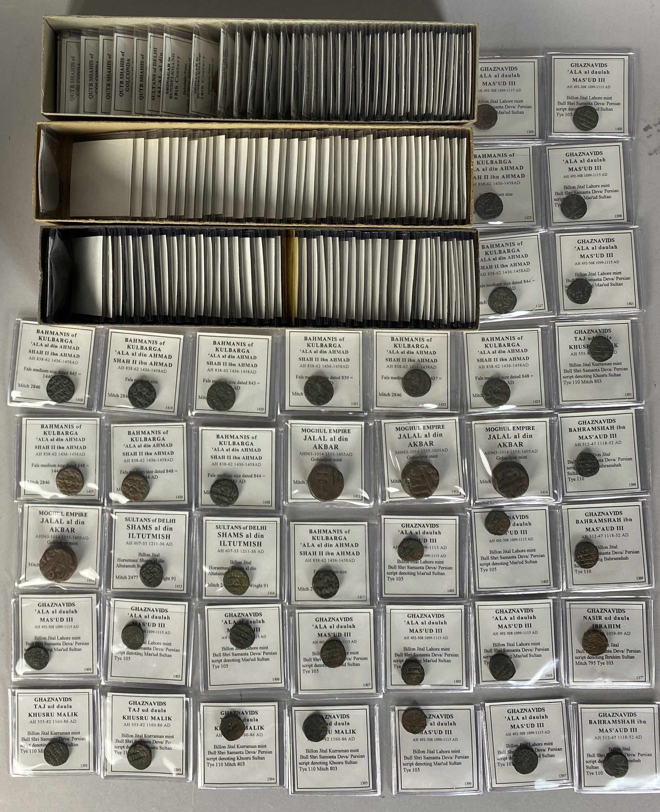 WORLD. India. Lot of approximately one-hundred-sixty-six (166) billon ...