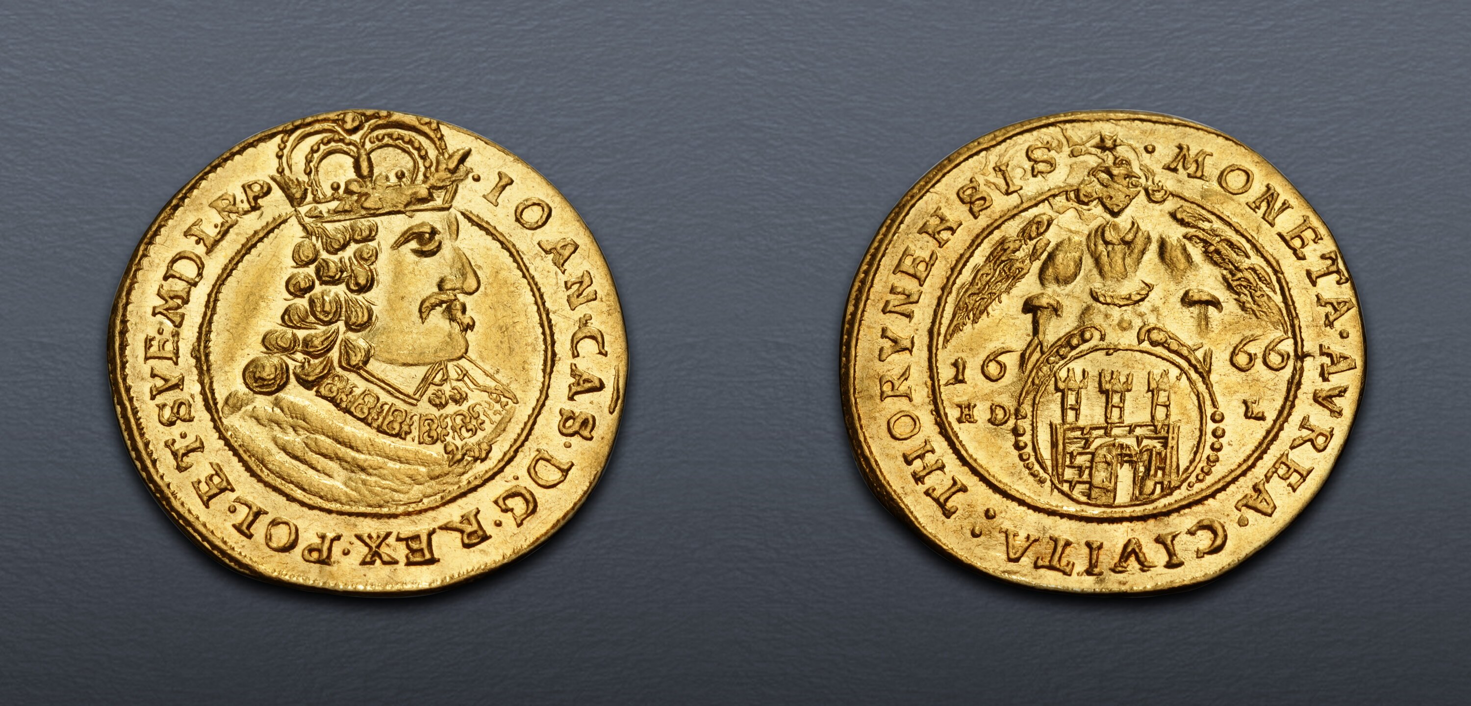 POLAND, Monarchy. Jan II Kazimierz. 1648-1668. AV Dukat (25mm, 3.40 g ...