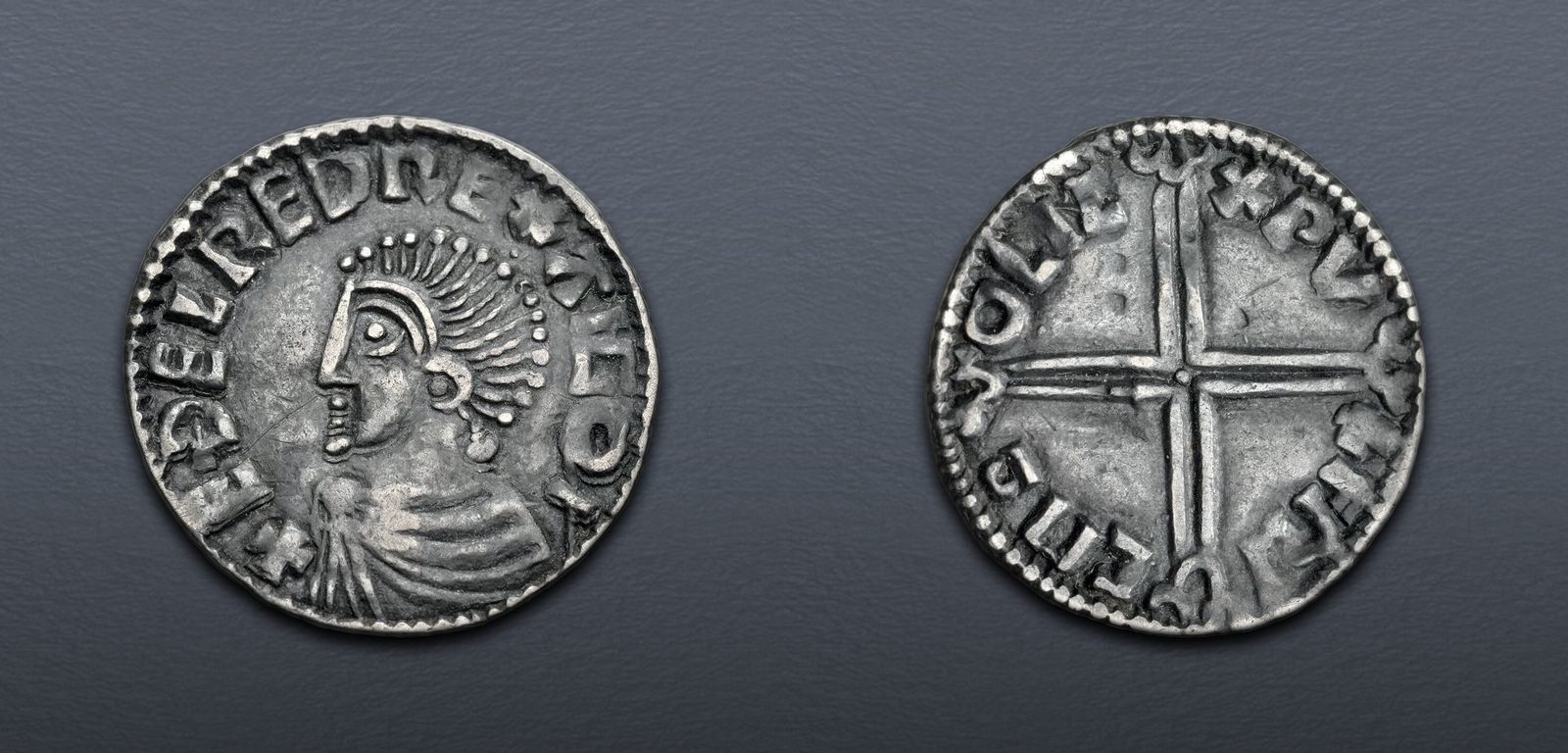 ANGLO-SAXON, Kings of All England. Æthelred II. 978-1016. AR Penny ...