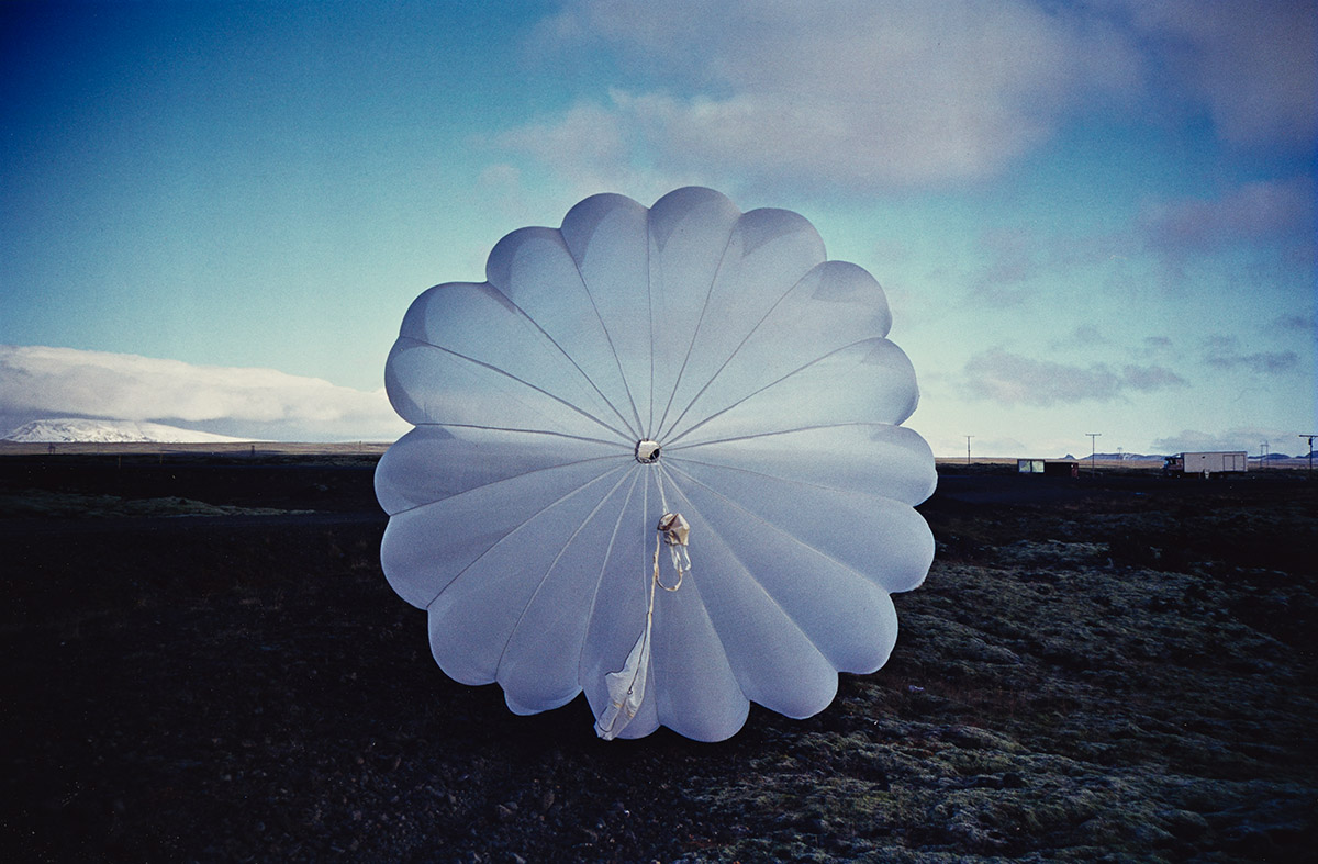 GABRIEL OROZCO (1962- ) Parachute in Iceland (North). 1996. | Swann Galleries App