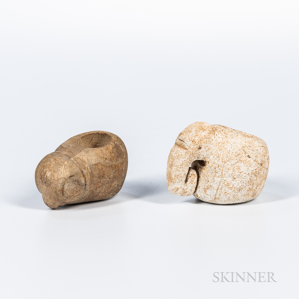 Two Costa Rican Stone Mace Heads | Barnebys
