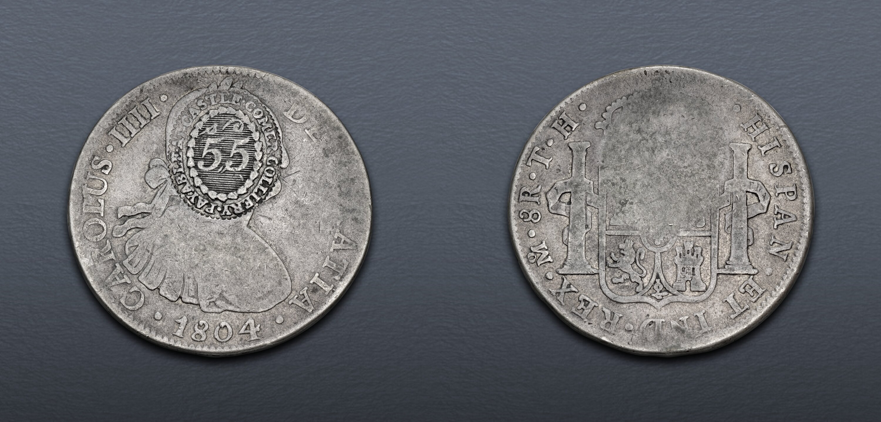 IRELAND, Countermarked coinage. Kilkenny. Castle Comer Colliery. AR ...