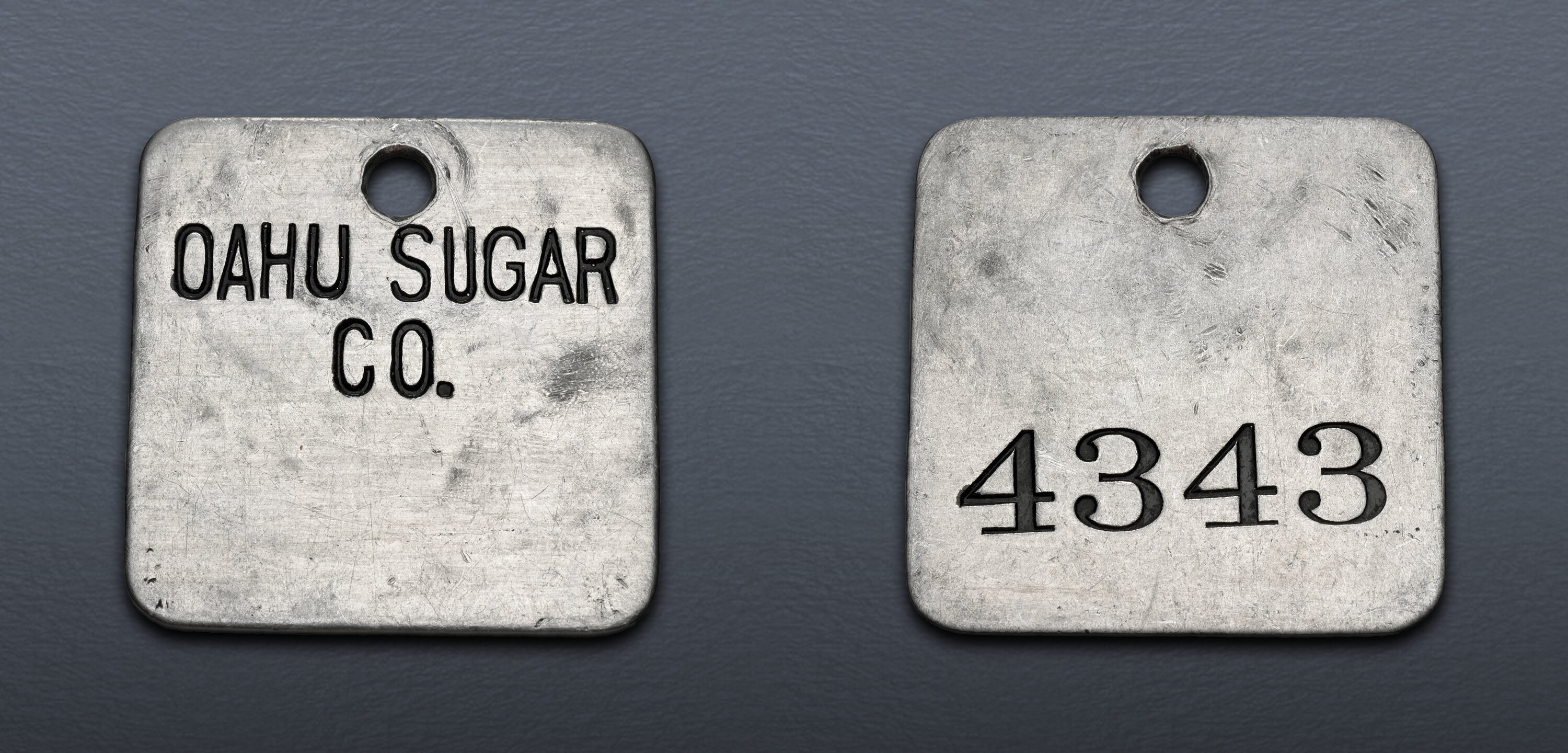 Tokens & Tool Tags. Oahu Sugar Co.. AL Tool Tag (42mm, 7.04 g, 12h ...