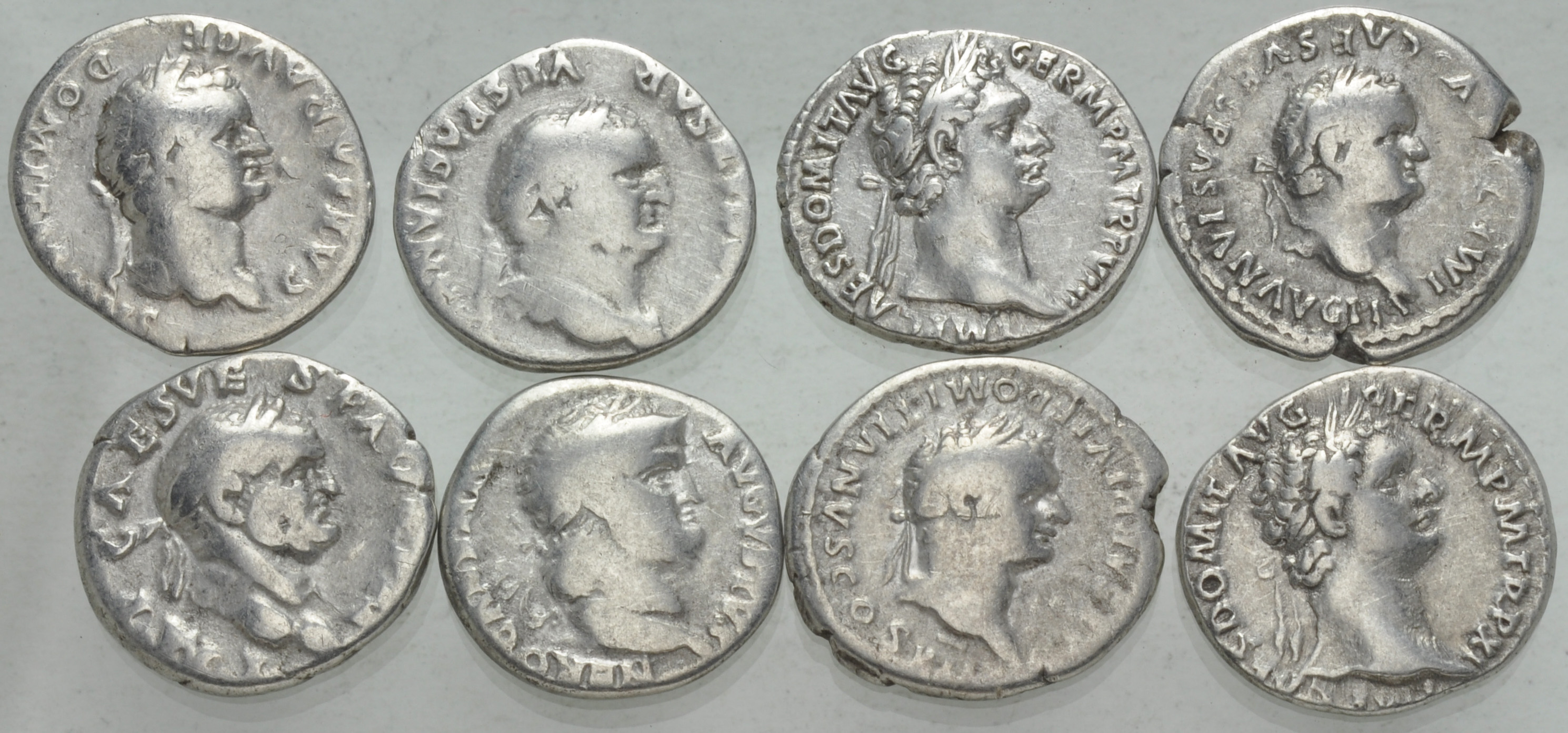 ROMAN. Imperial. Lot of eight (8) AR Denarii. | Classical Numismatic Group