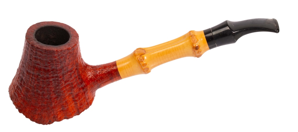 Teddy Knudsen Bamboo Stem Volcano Estate Pipe | Barnebys