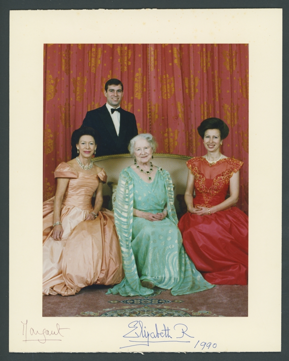 Great Britain Royalty Queen Elizabeth the Queen Mother 1990 Photograph ...