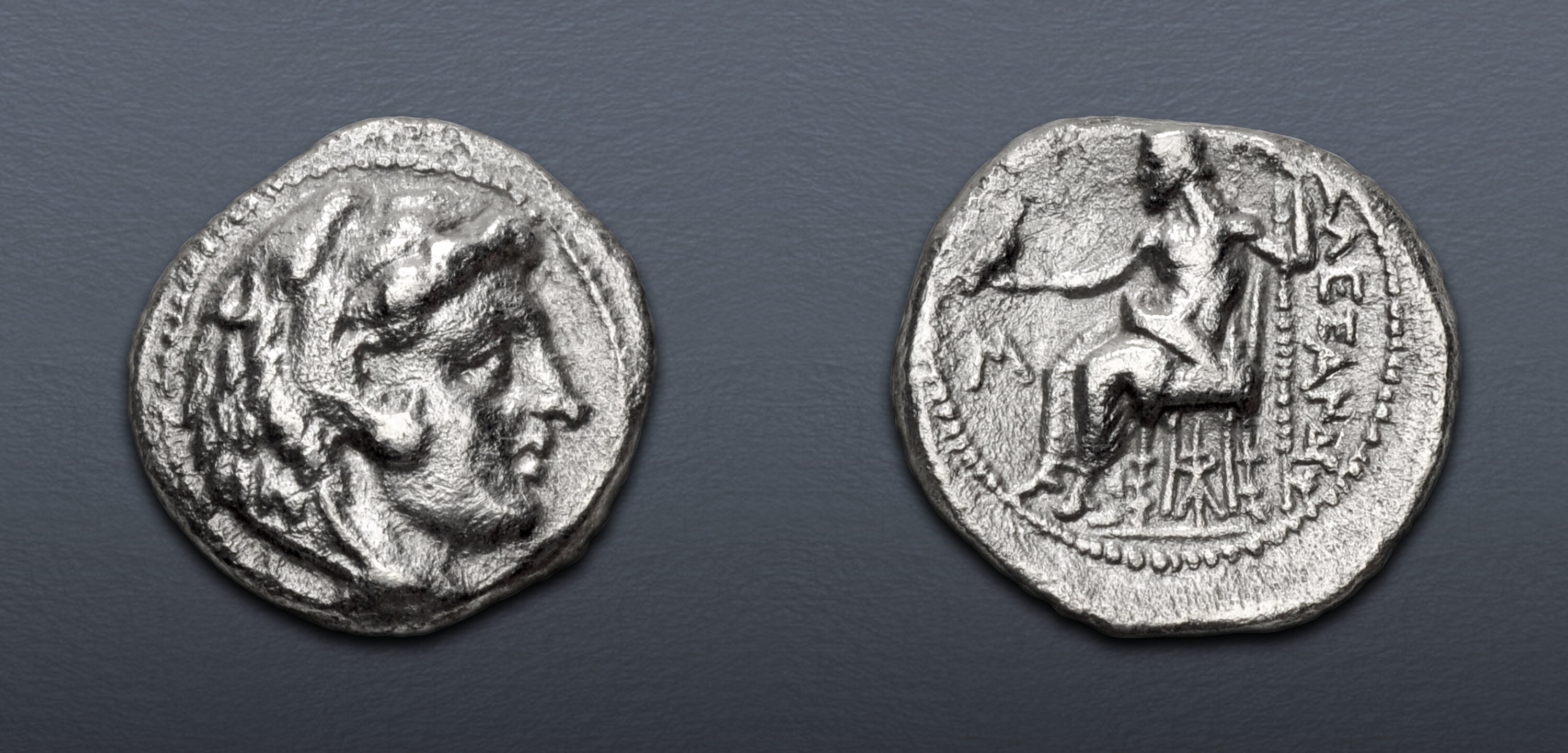 KINGS of MACEDON. Alexander III ‘the Great’. 336-323 BC. AR Hemidrachm ...