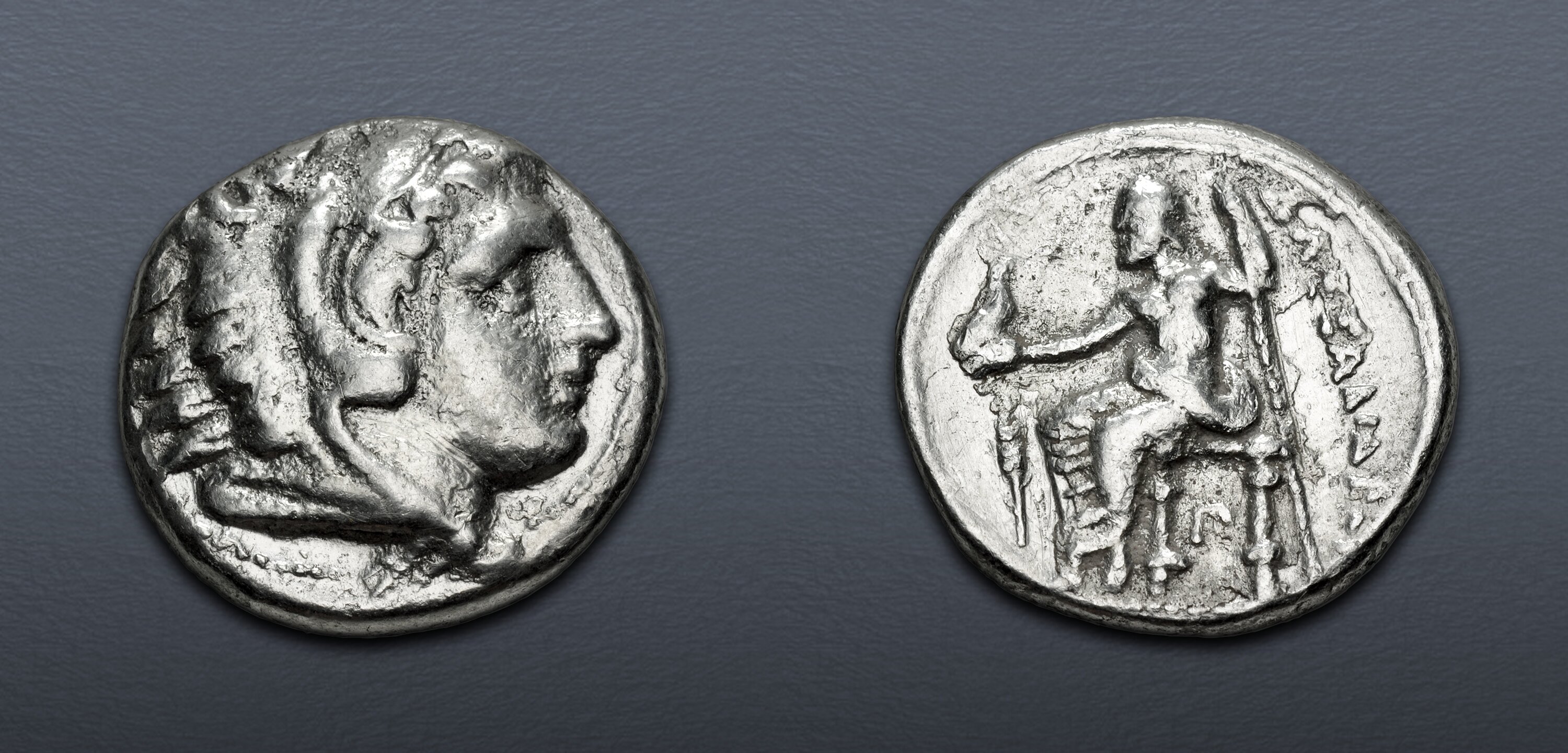 KINGS of MACEDON. Kassander. As regent, 317-305 BC. AR Tetradrachm (25 ...