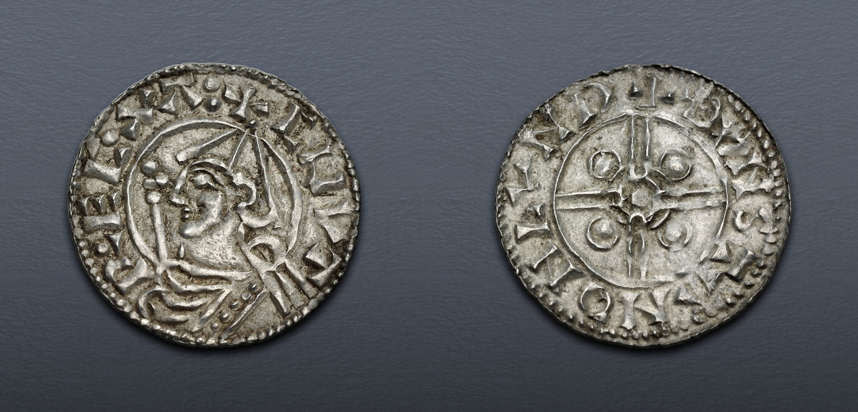 ANGLO-SAXON, Kings of All England. Cnut. 1016-1035. AR Penny (19mm, 0. ...
