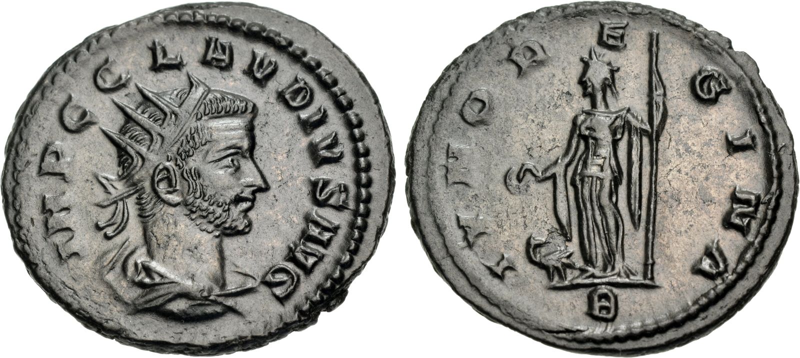 Claudius II Gothicus. AD 268-270. Antoninianus (21mm, 3.62 g, 6h ...