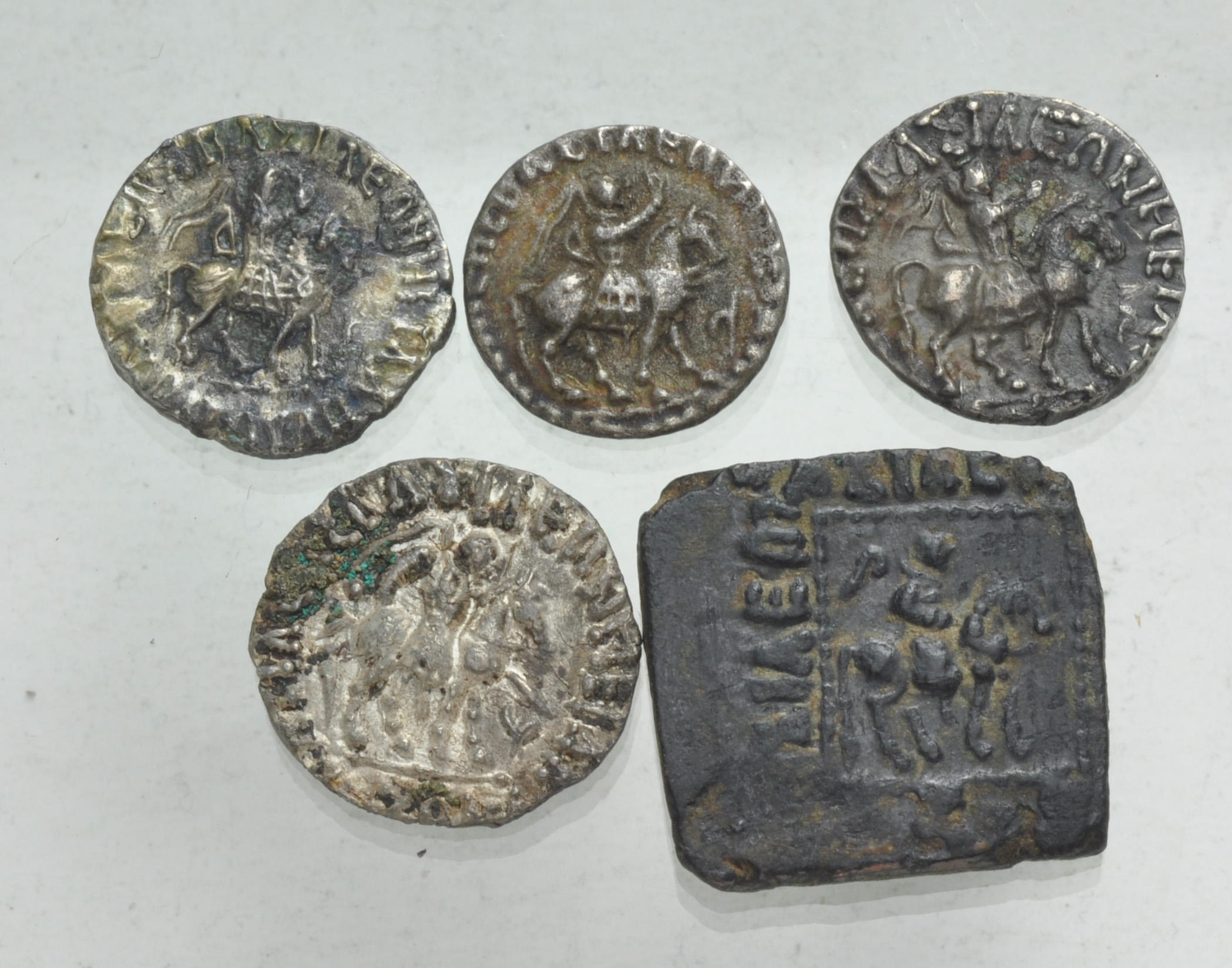CENTRAL ASIAN. Indo-Skythian & Related. Lot of five (5) mostly AR ...