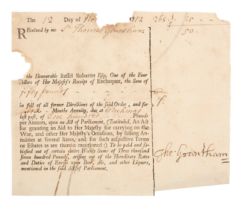 [COLONIAL] -- [BACON\'S REBELLION]. GRANTHAM, Sir Thomas. British ...