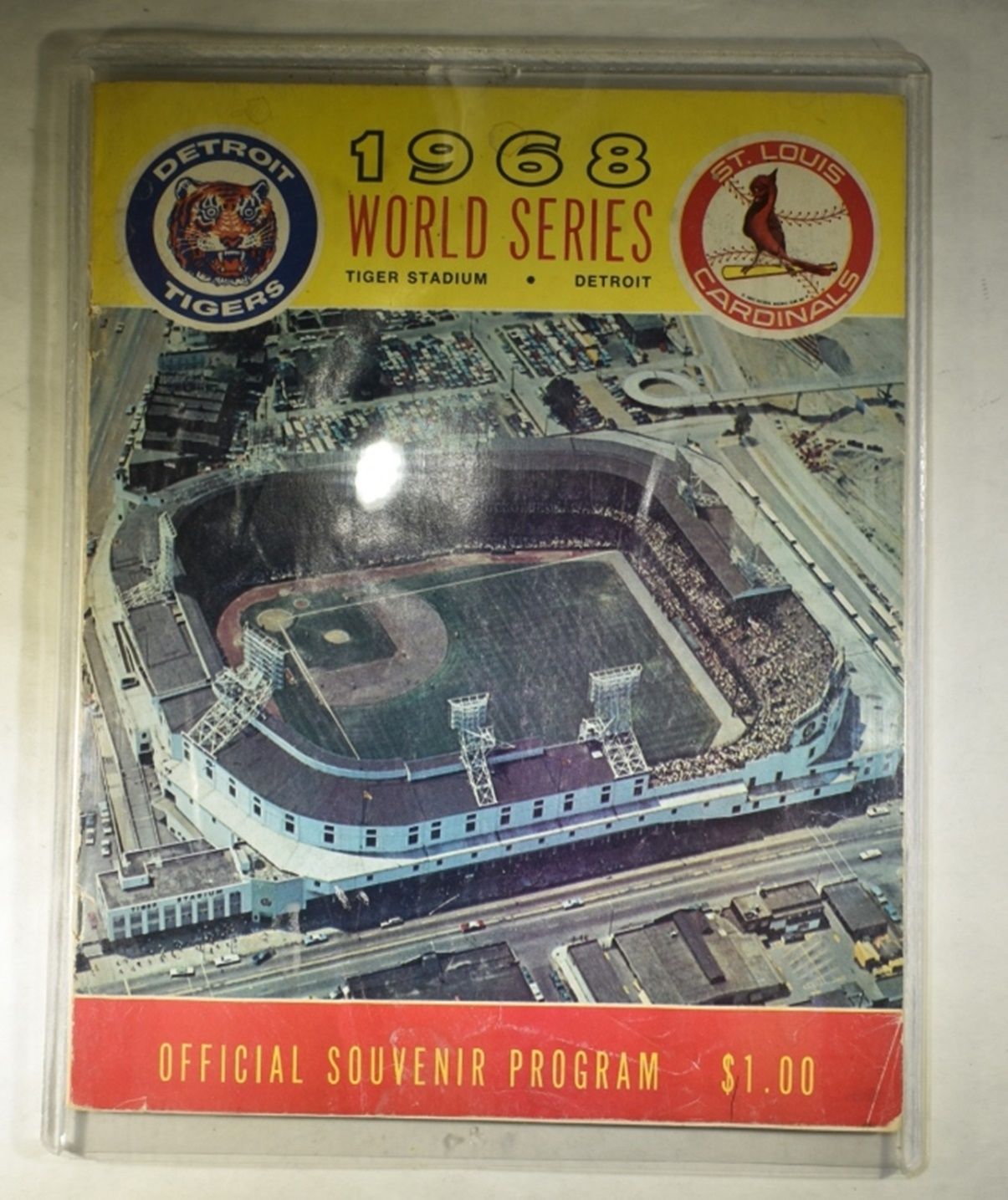 1968 WORLD SERIES PROGRAM TIGER STADIUM | Barnebys