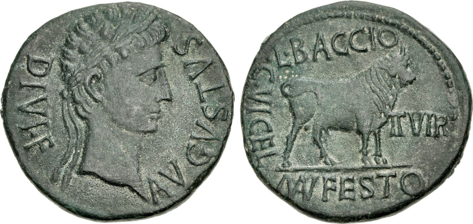 IBERIA, Celsa. Augustus. 27 BC-AD 14. Æ As (28.5mm, 11.27 g, 11h ...