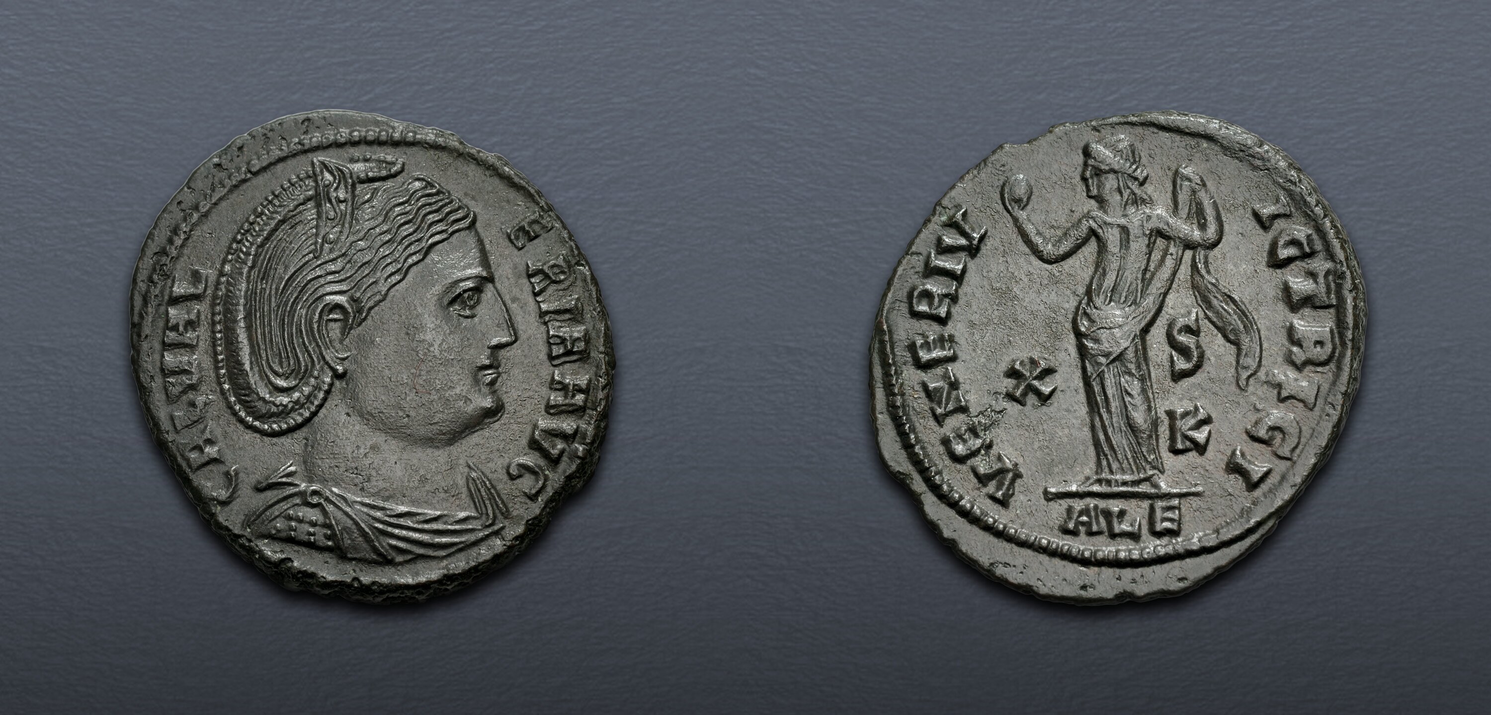 Galeria Valeria. Augusta, AD 293(?)-311. Æ Follis (22.5mm, 5.54 g, 12h ...