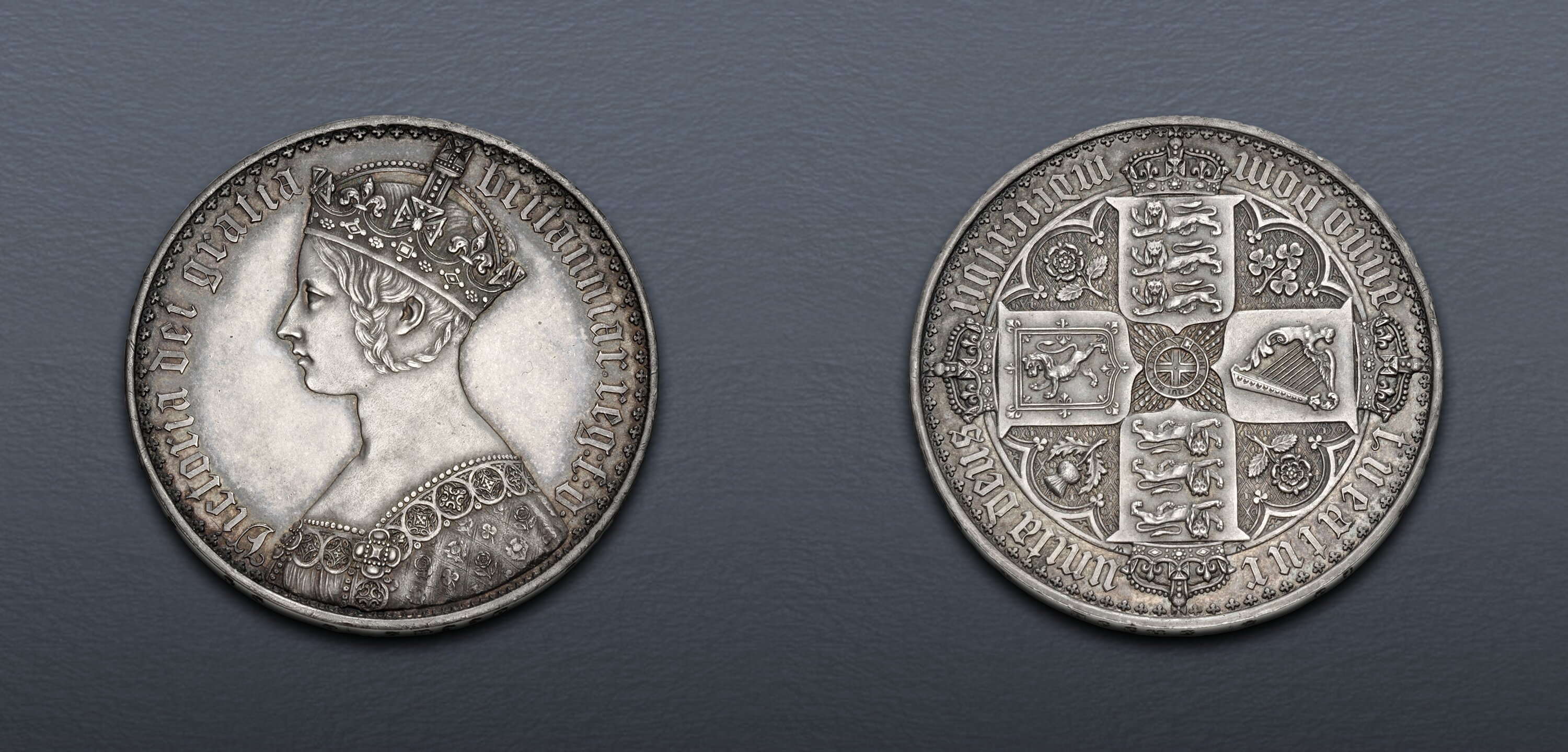 HANOVER. Victoria. 1837-1901. Proof AR Crown. Dated 1847 and RY ...