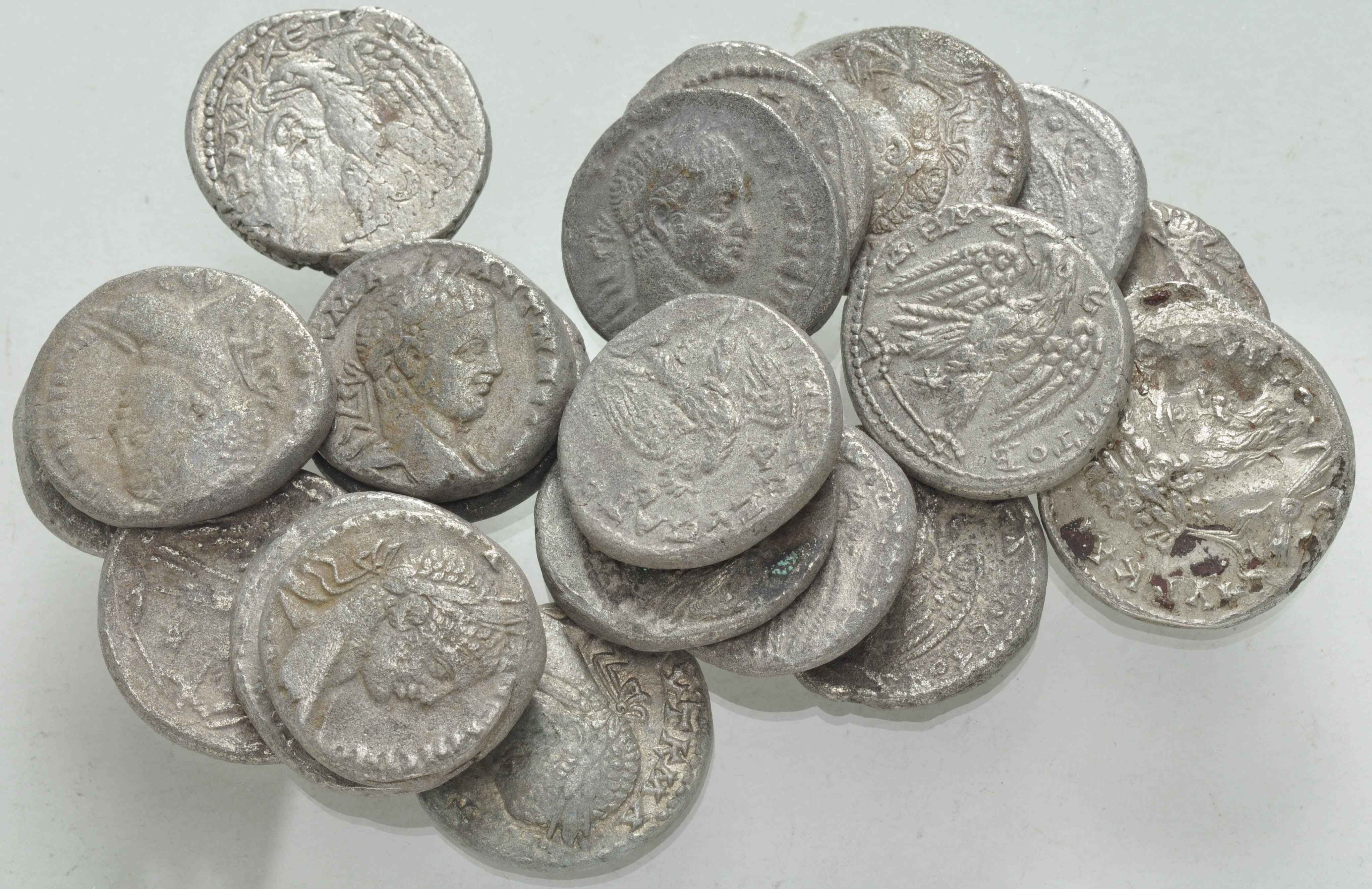 ROMAN. Provincial. Lot of twenty (20) BI tetradrachms of Elagabalus ...