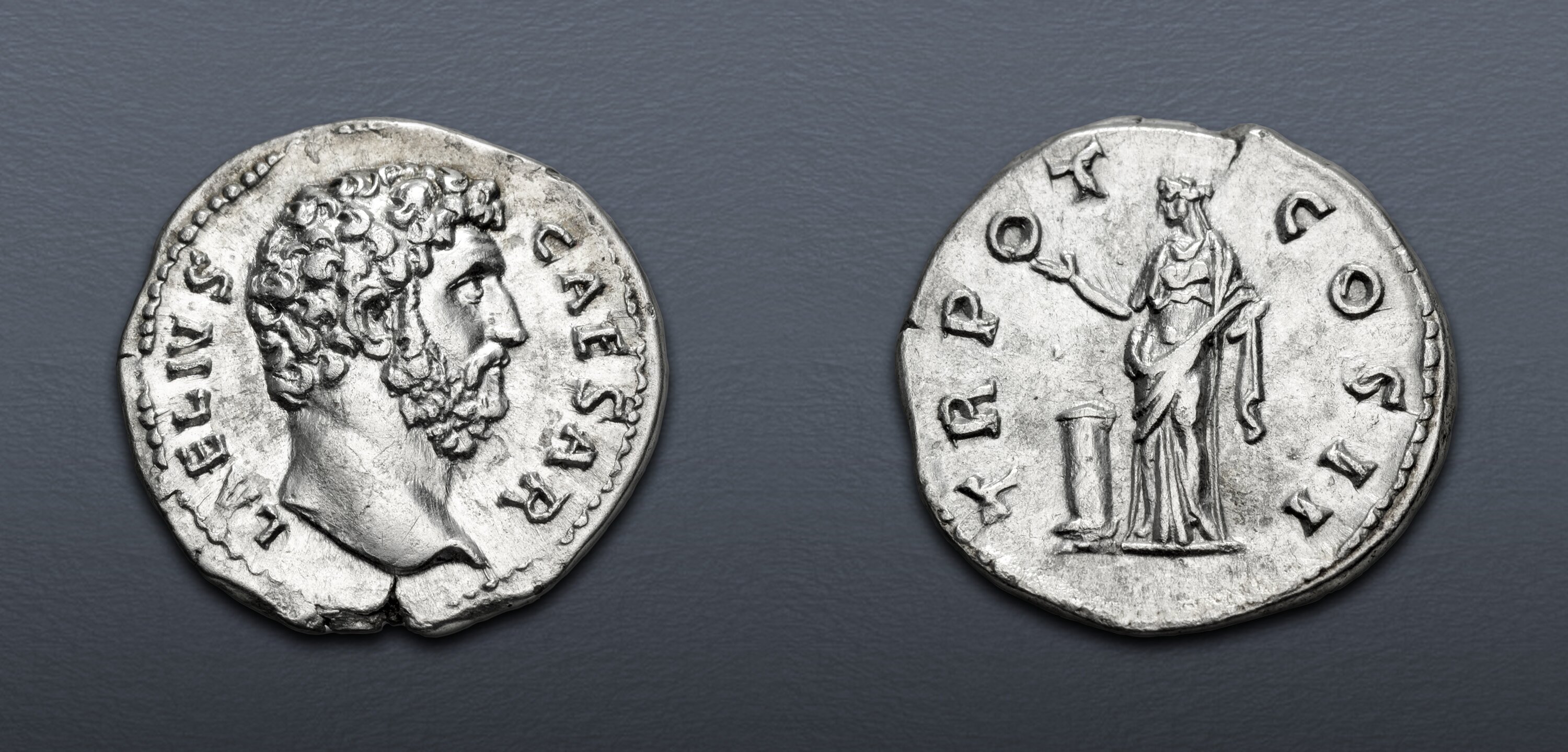 Aelius. Caesar, AD 136-138. AR Denarius (18mm, 3.13 g, 6h). Rome mint ...