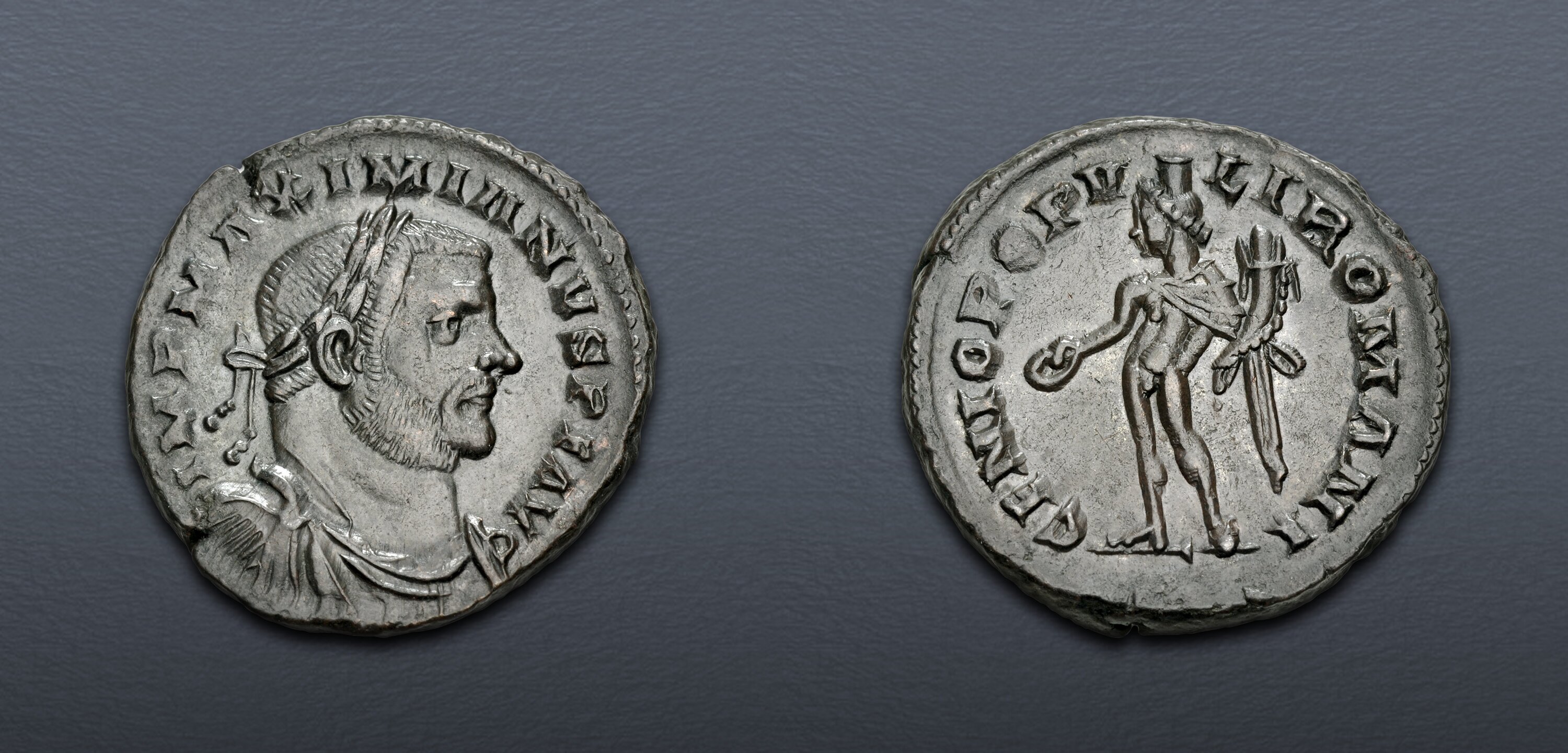 Maximianus. First reign, AD 286-305. Æ Follis (26.5mm, 10.40 g, 7h ...