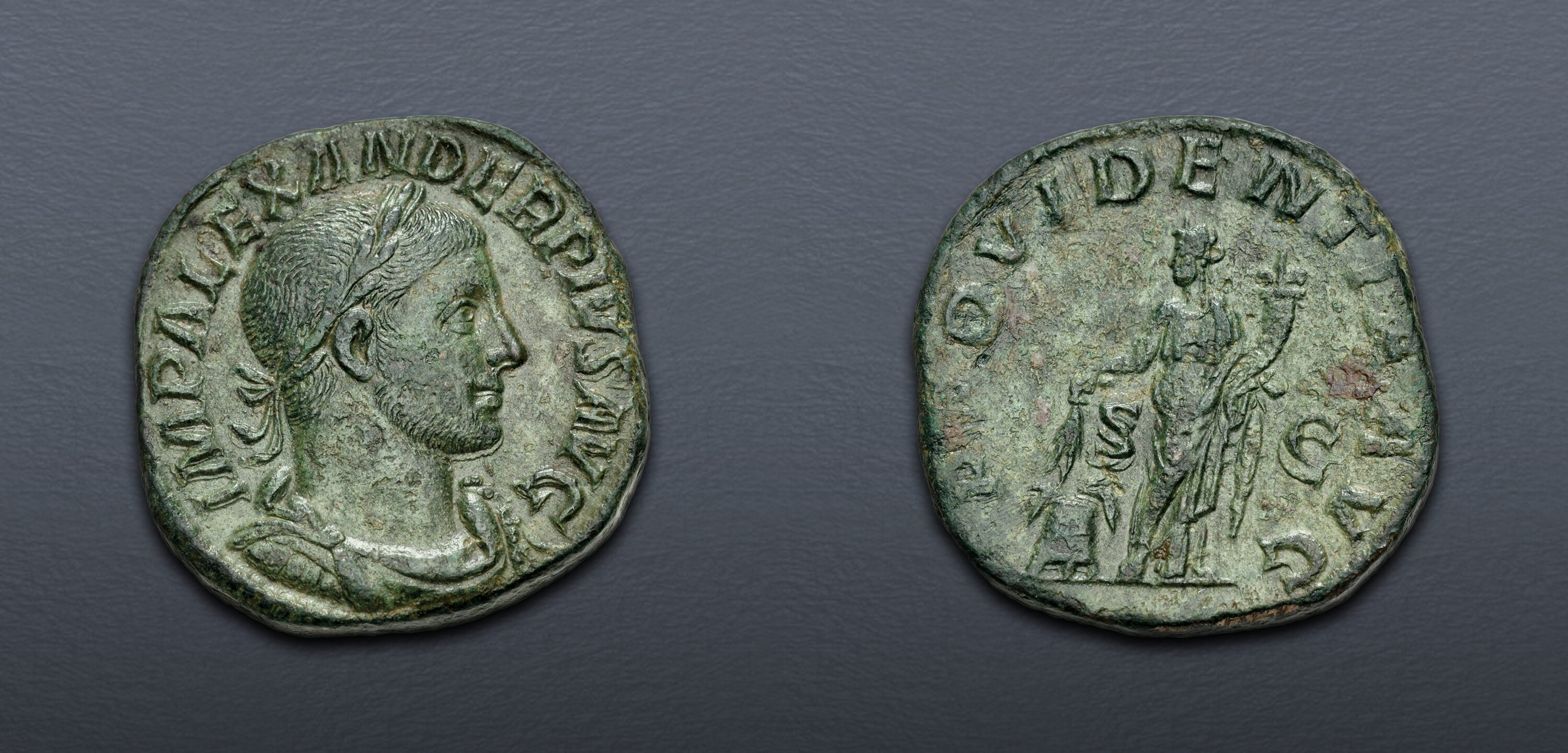 Severus Alexander. AD 222-235. Æ Sestertius (27mm, 18.79 g, 12h). Rome ...