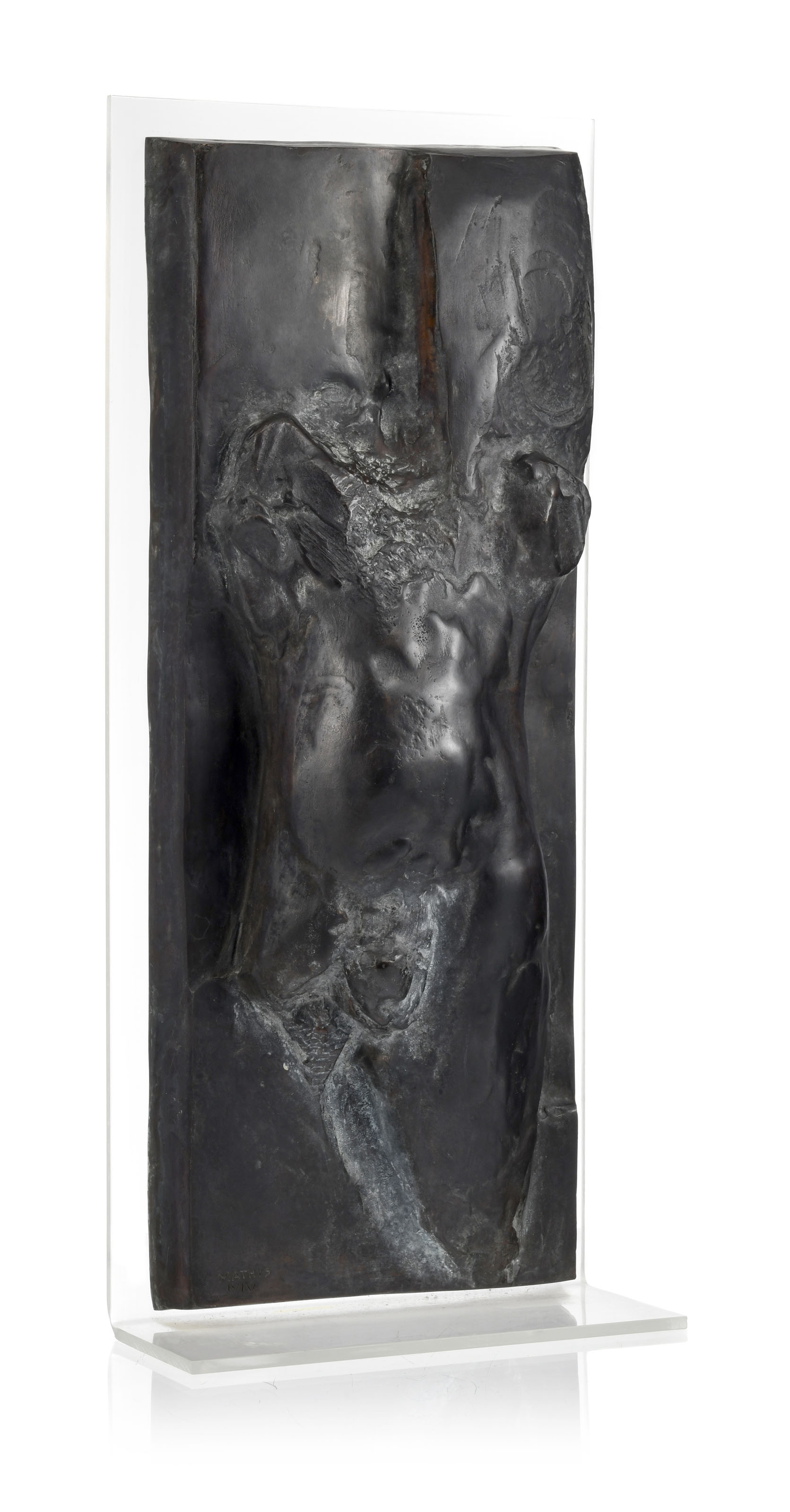 Marcel Mathys (1933), Corps, bas relief en bronze, signé et numéroté | Barnebys