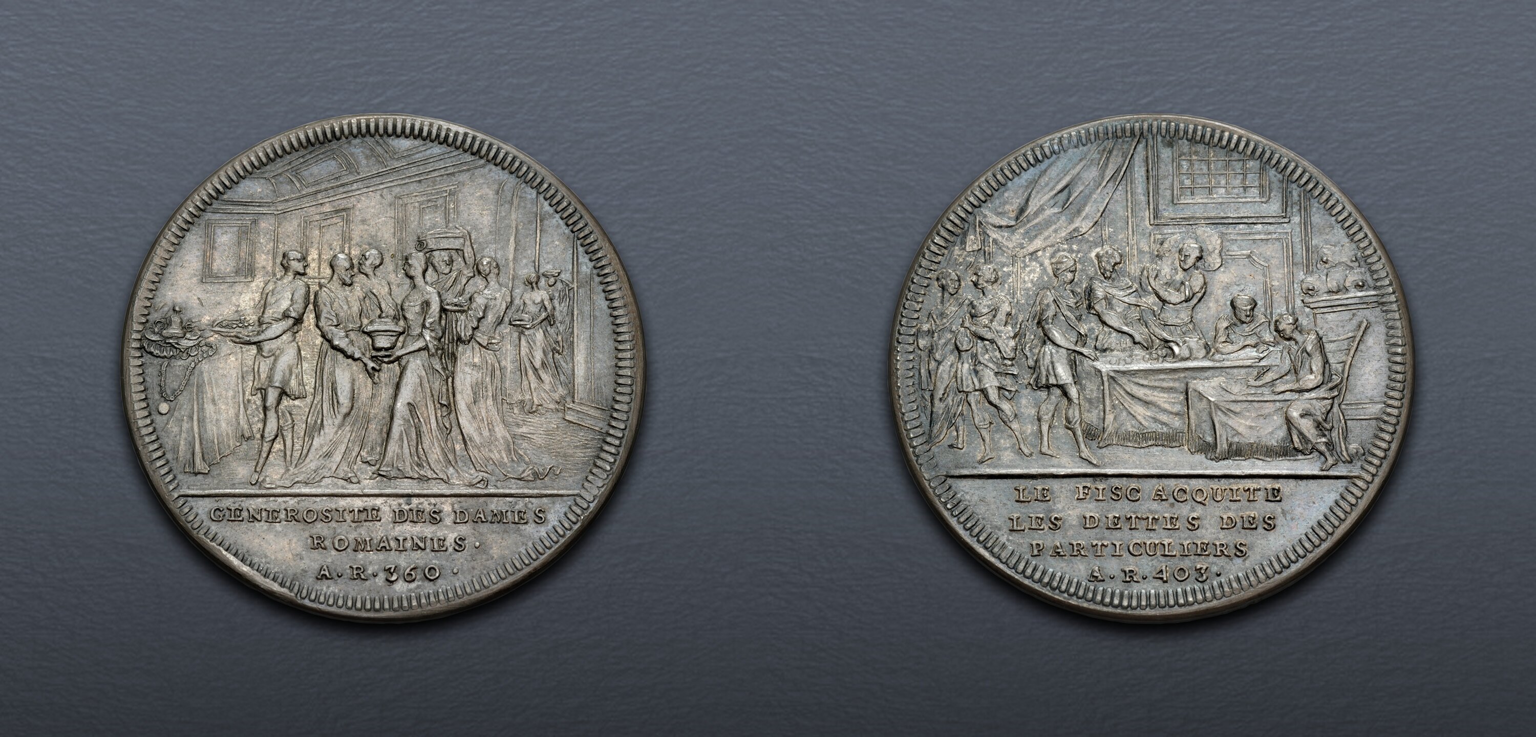 ANCIENT THEMES, Roman Republican. Donation of the Roman Women / The ...