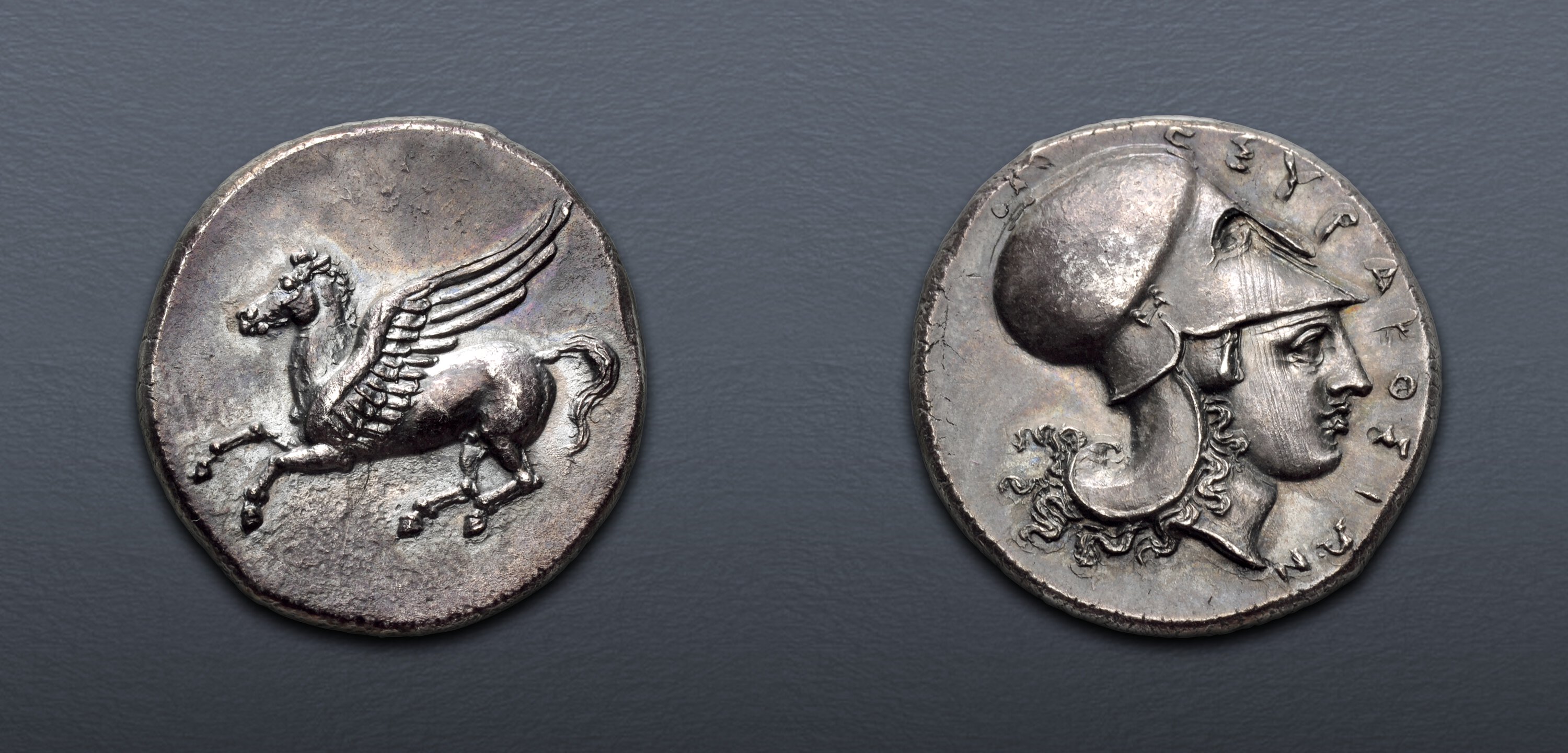 SICILY, Syracuse. Timoleon and the Third Democracy. 344-317 BC. AR ...