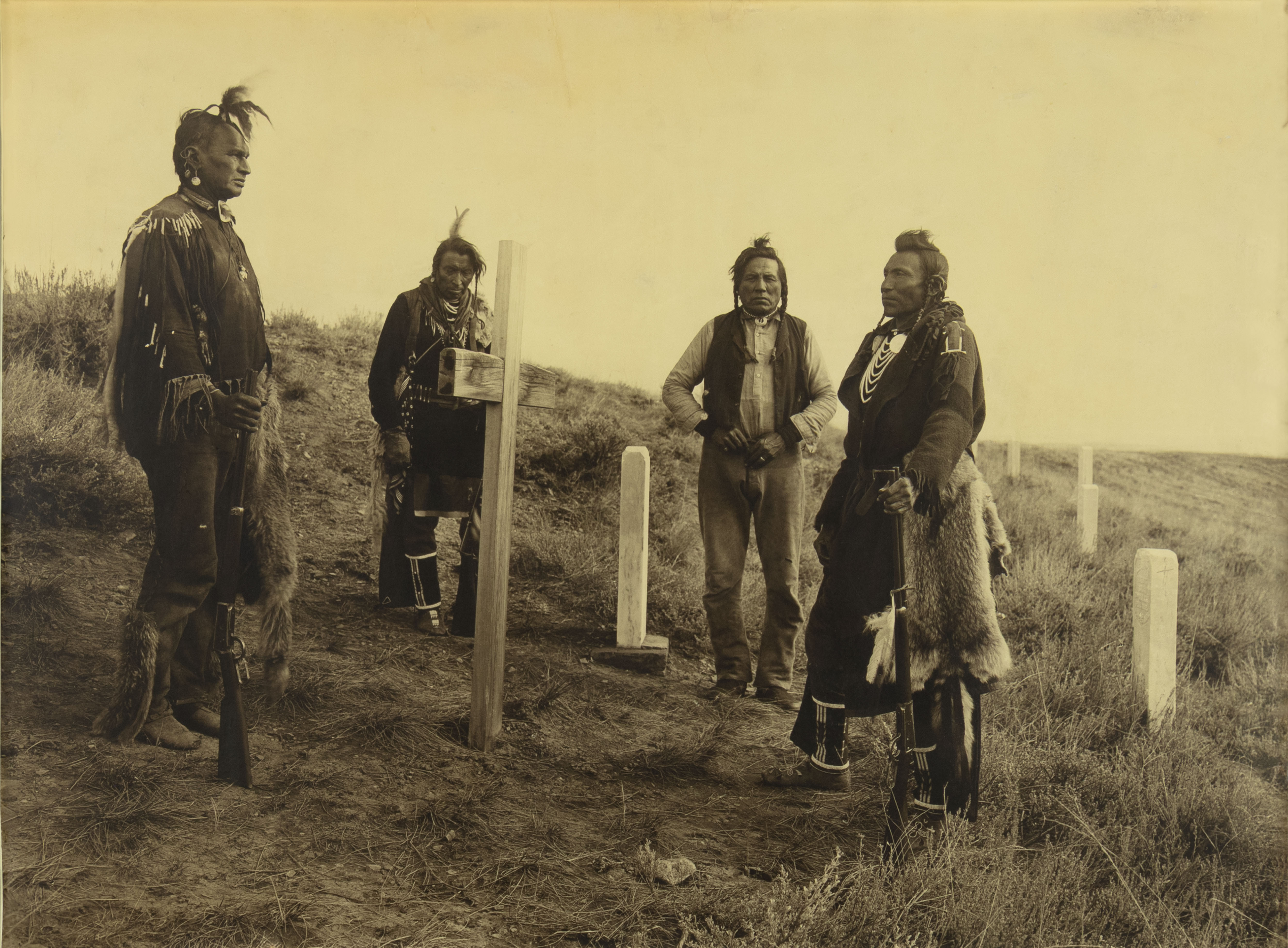 Joseph K. Dixon (1856-1926), Here Custer Fell, 1909 | Jackson Hole Art ...