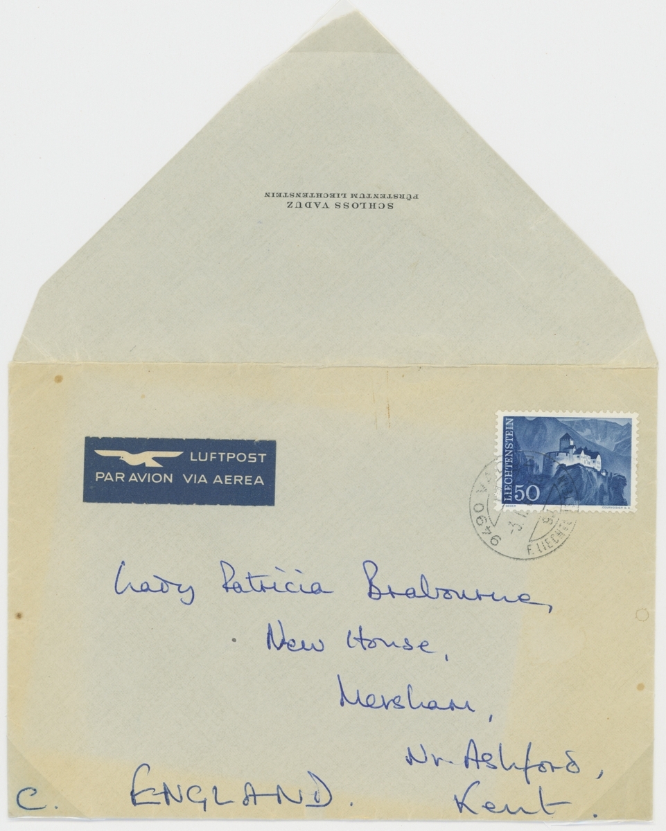 Great Britain Royalty King Charles III Envelope addressed in the hand ...