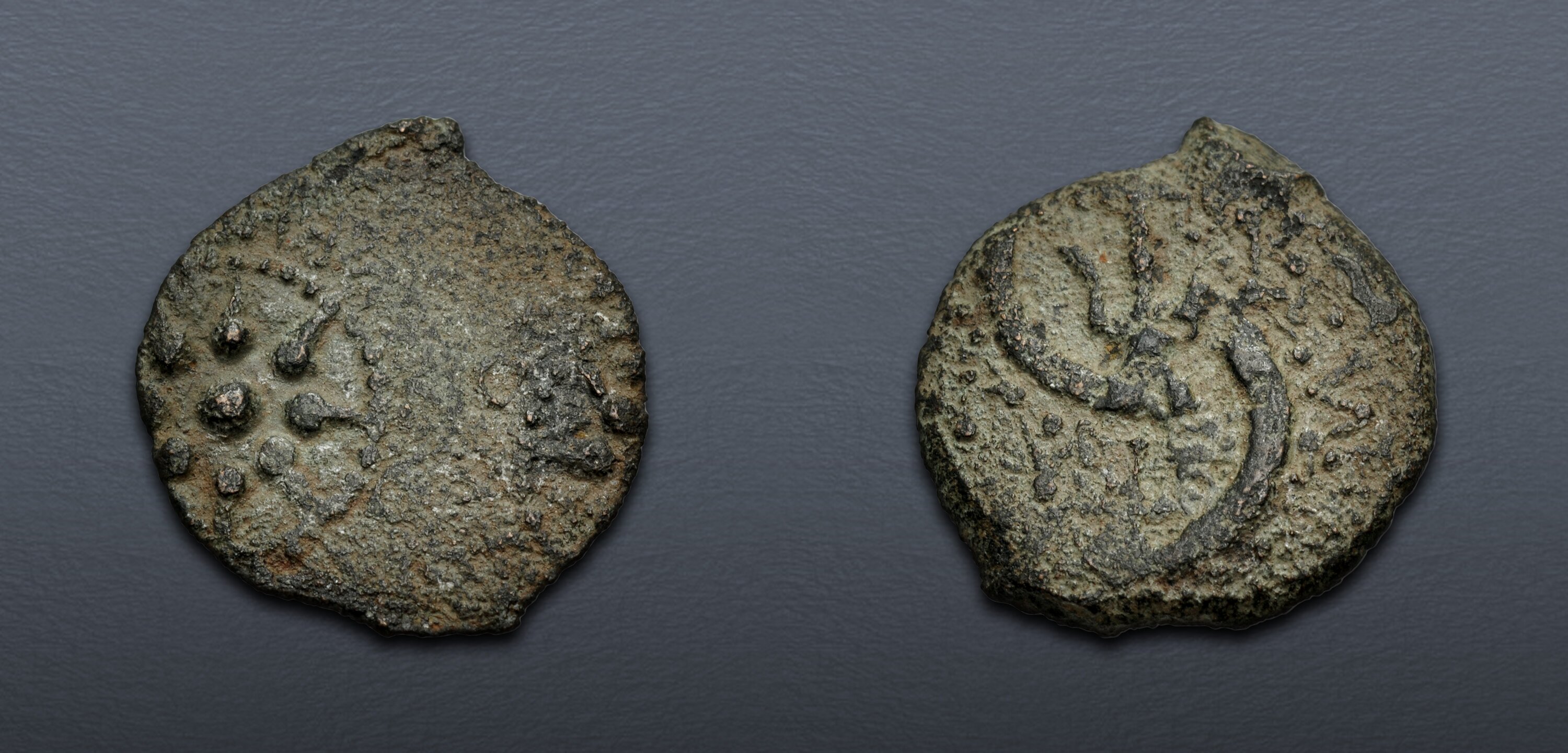 JUDAEA, Hasmoneans. Alexander Jannaios (Yehonatan). 103-76 BCE. Æ ...