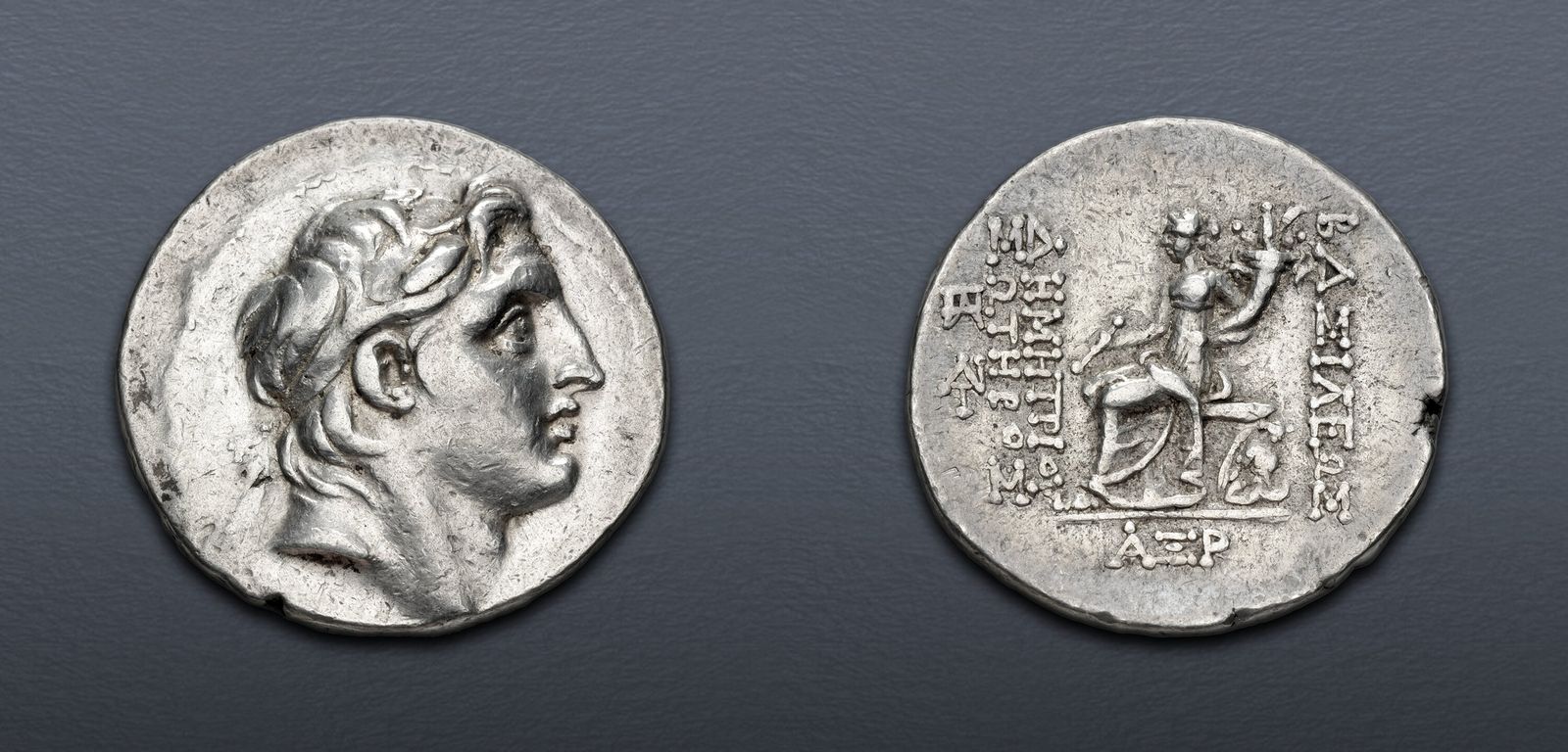 SELEUKID EMPIRE. Demetrios I Soter. 162-150 BC. AR Tetradrachm (30mm ...