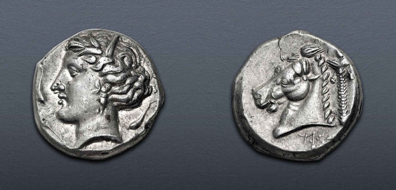 SICILY, Entella. Punic issues. Circa 320/15-300 BC. AR Tetradrachm ...