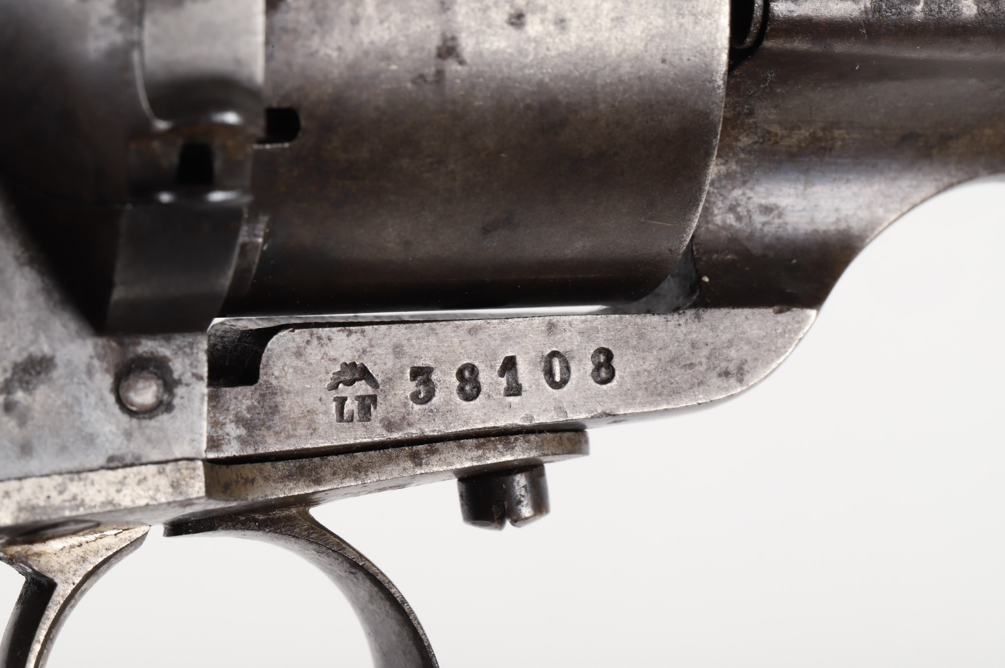 Lefaucheux M1854 Pinfire Revolver in U.S. Union Army Purchase Range ...