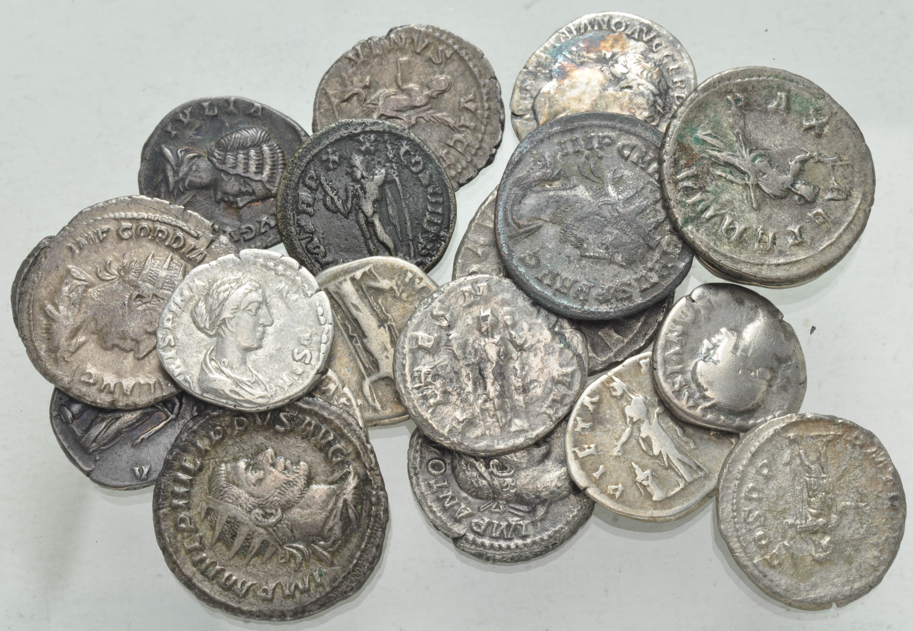 ROMAN. Imperial. Lot of twenty (20) AR Denarii and Antoniniani ...
