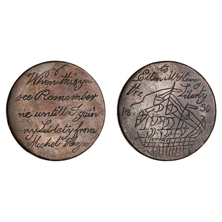 Australia, Convict Penny Token, engraved on blank George III (1760-1820 ...
