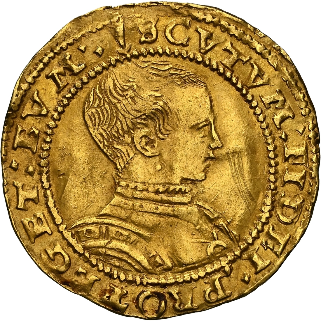 NGC AU | Edward VI (1547-1553), Second Period, First Issue, Gold Crown ...