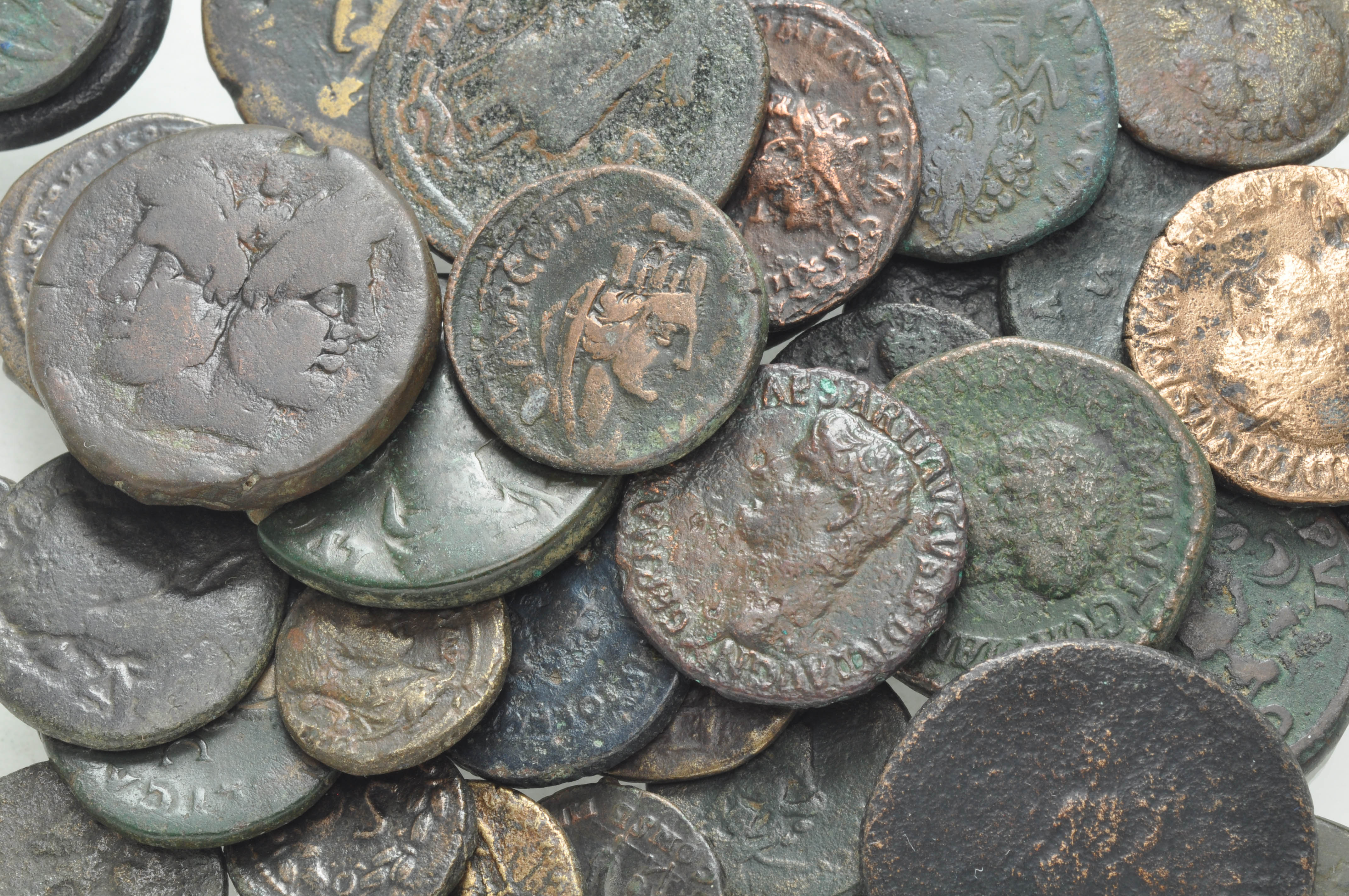 ROMAN. Republican-Imperial. Lot of forty-two (42) bronze issues ...