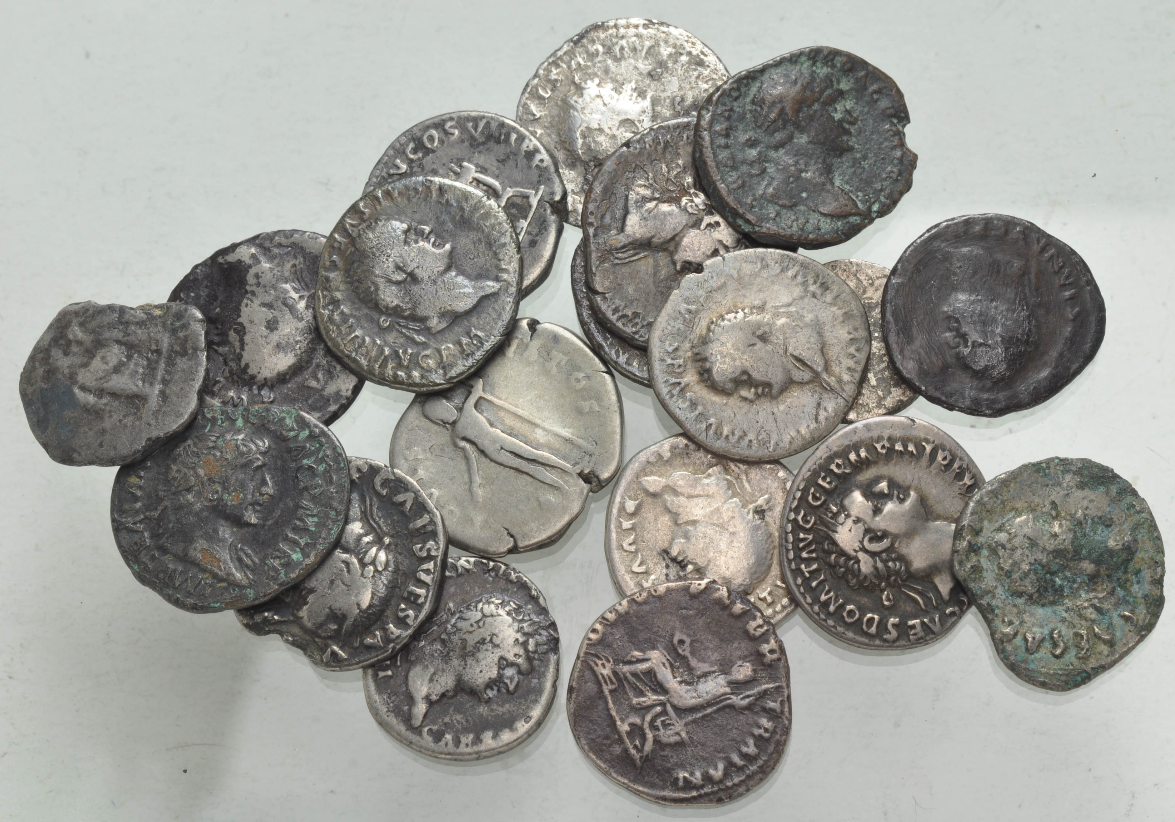 ROMAN. Imperial. Lot of nineteen (19) AR and Æ issues. | Classical ...