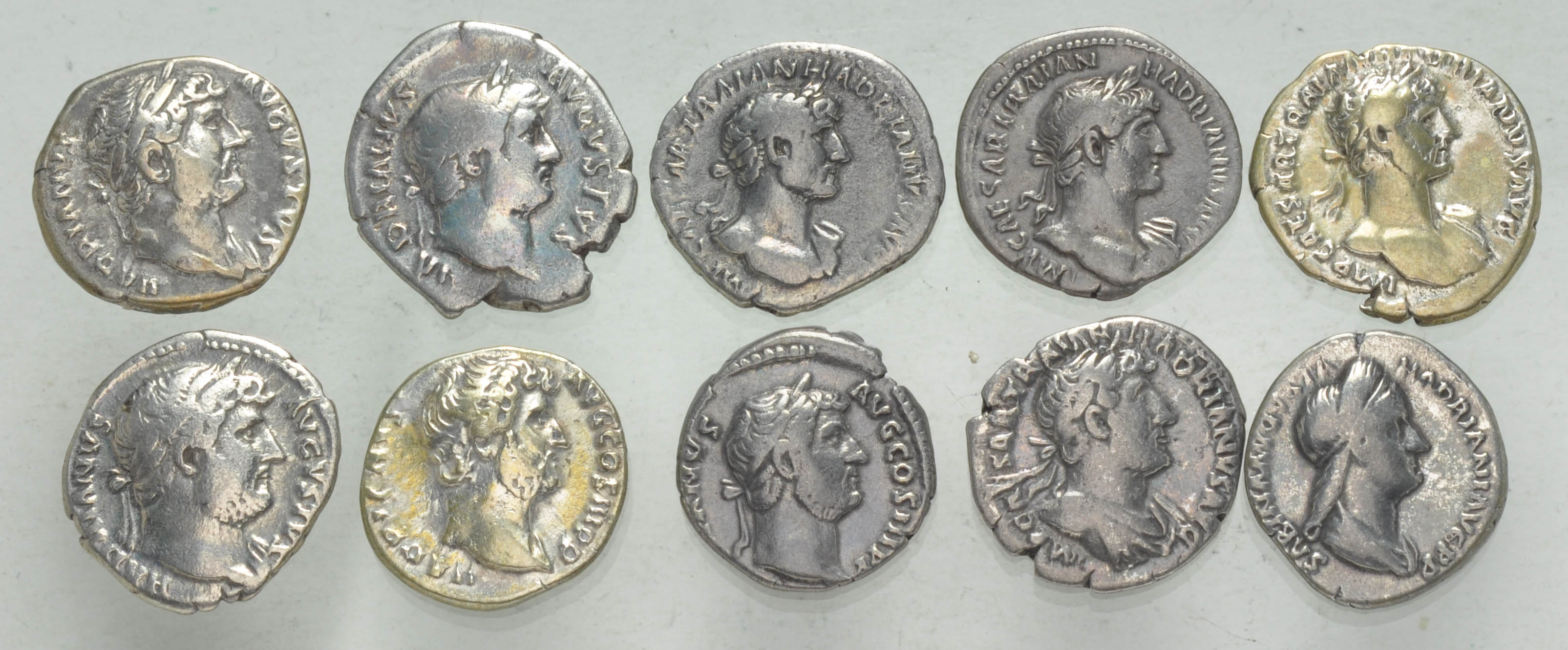 ROMAN. Imperial. Lot of ten (10) AR Denarii. | Classical Numismatic Group