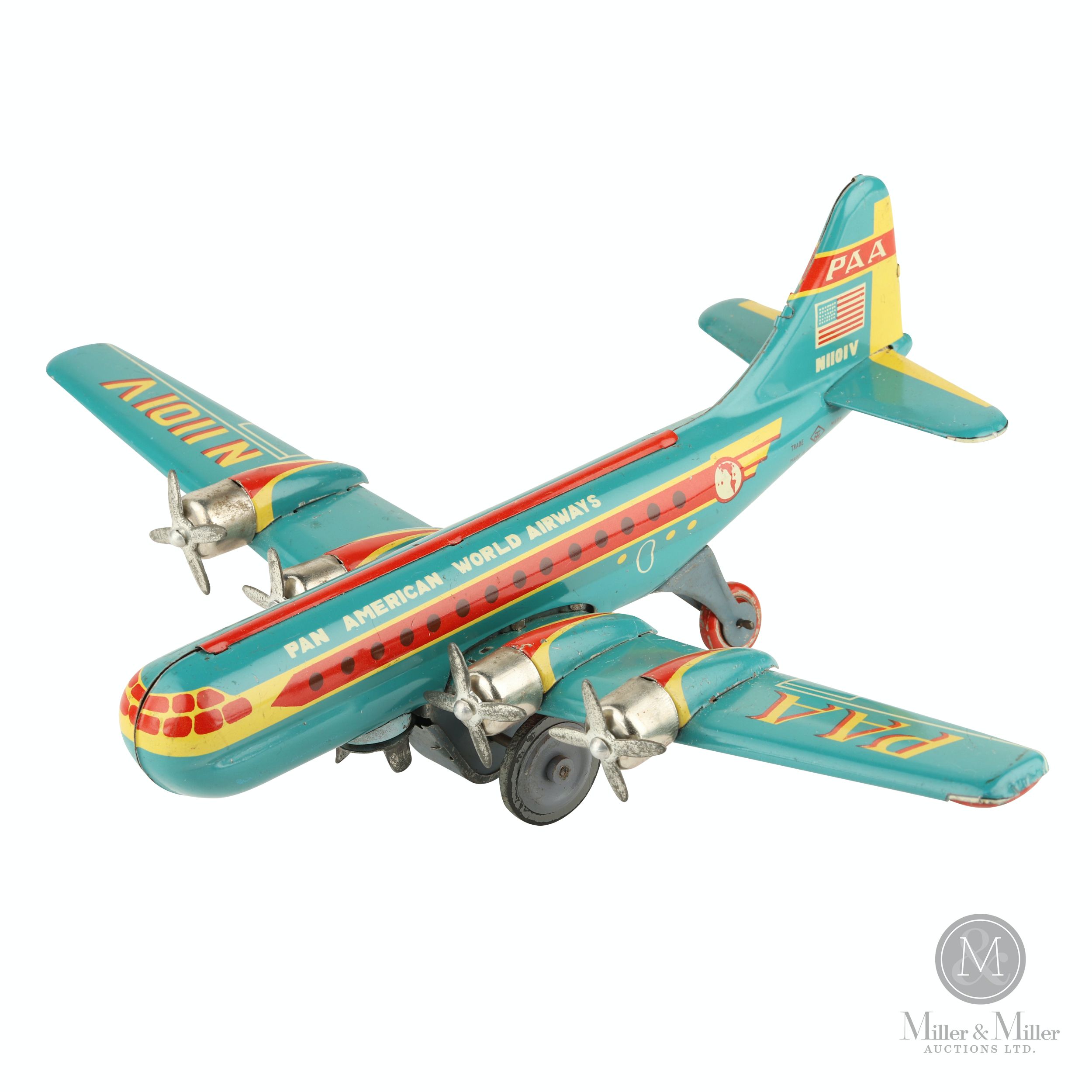 Pan-American Airlines Tin Toy Airplane | Barnebys