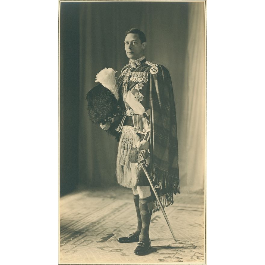 Great Britain Royalty King George VI Photograph by W.& E. Drummond ...