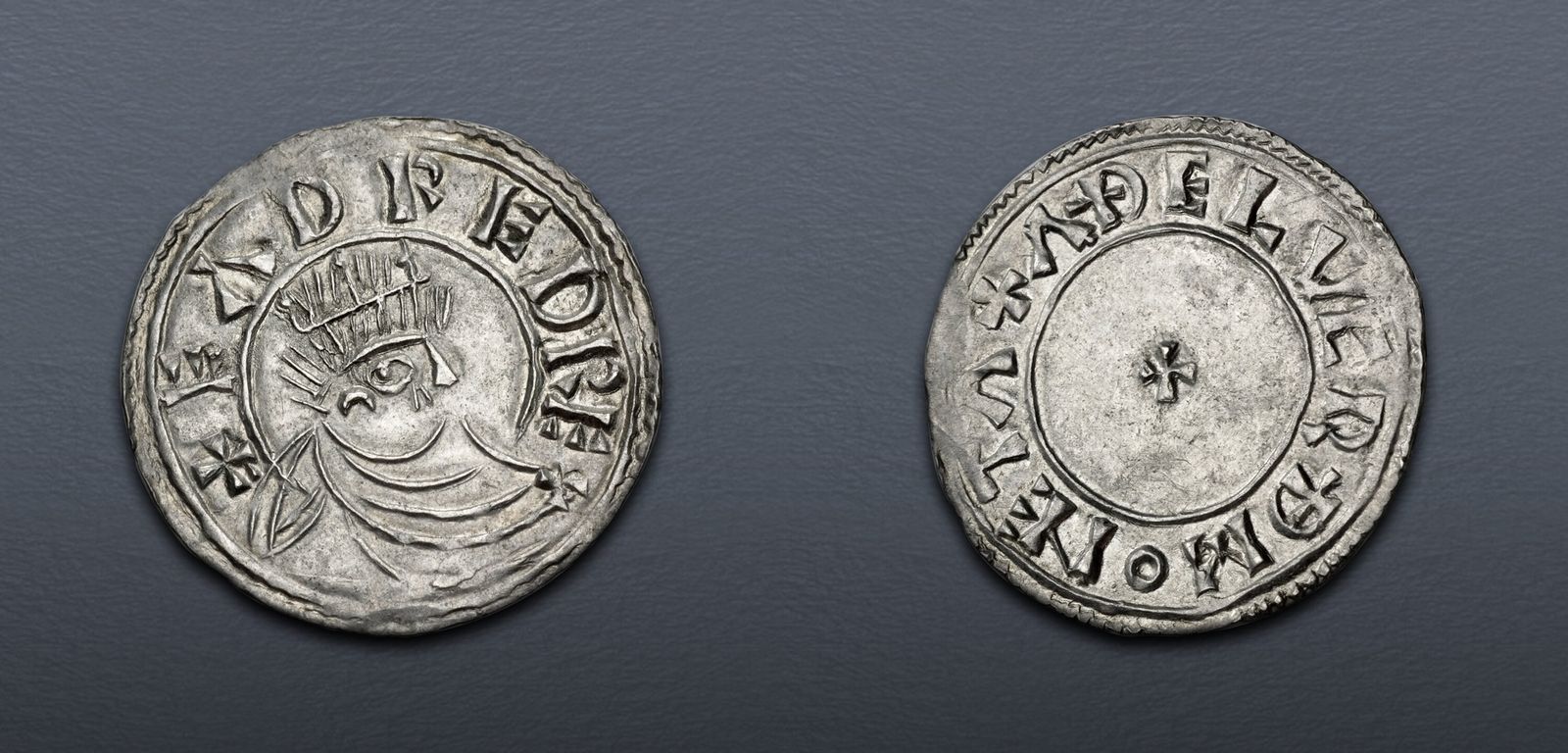 ANGLO-SAXON, Kings of Wessex. Eadred. 946-955. AR Penny (21mm, 1.33 g ...