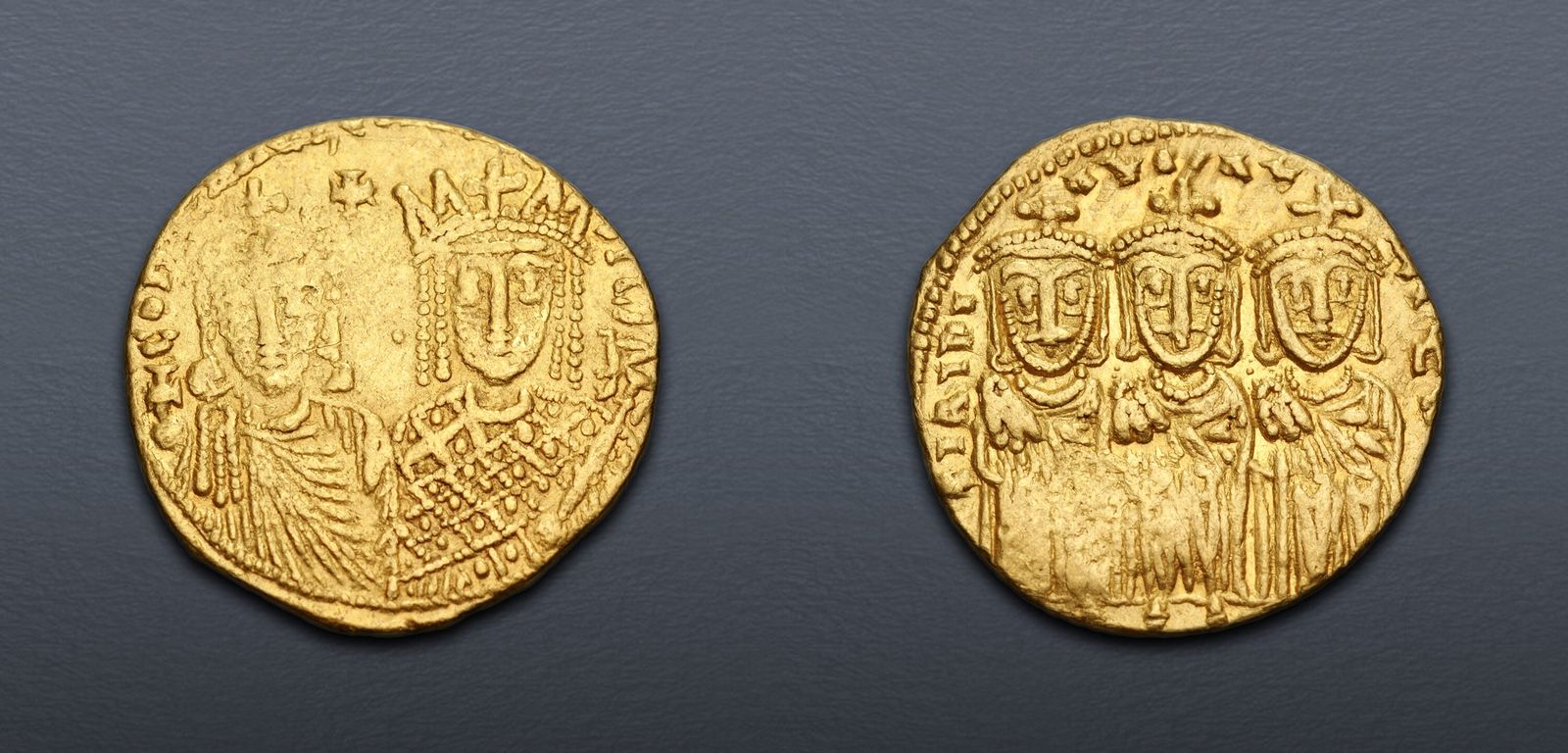 Constantine VI & Irene, with Leo III, Constantine V, and Leo IV. 780 ...