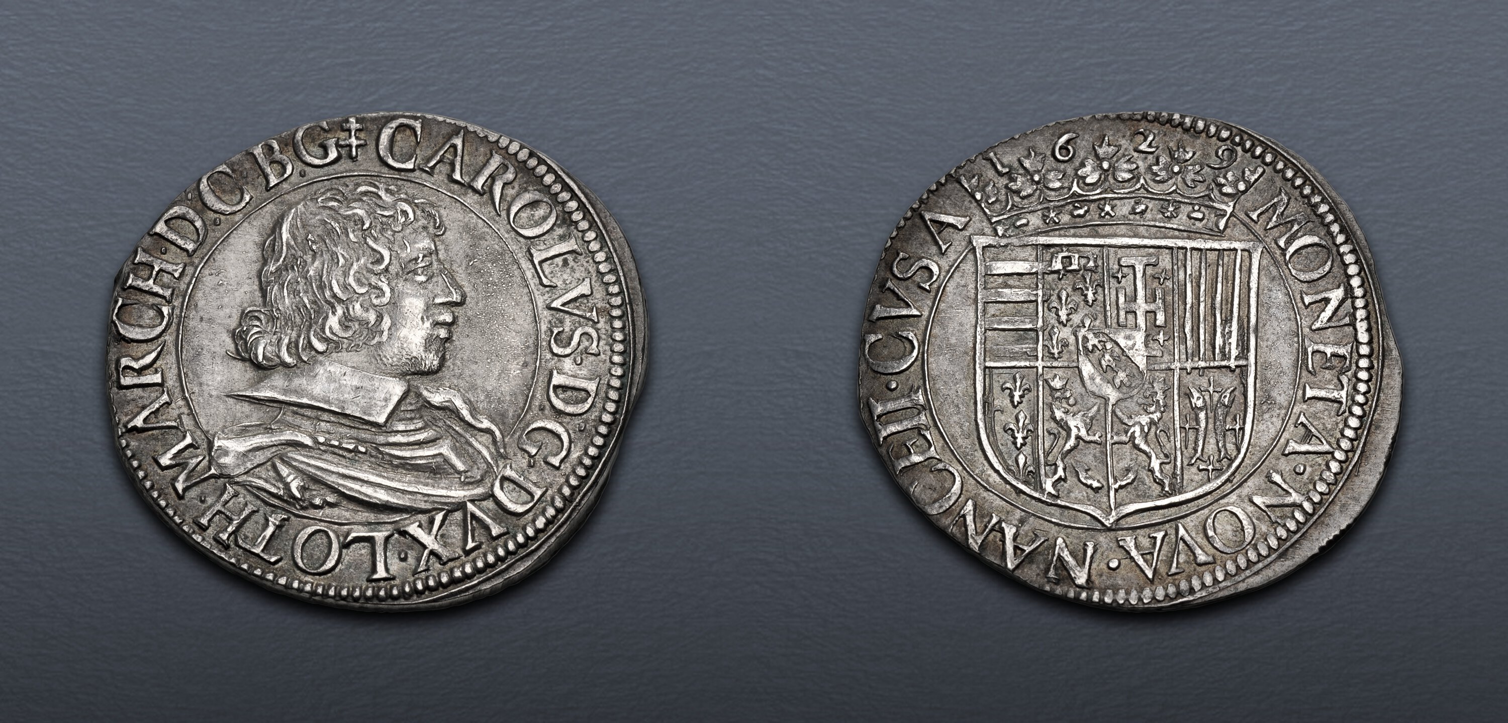 FRANCE, Provincial. Lorraine (duchy). Charles IV. 1624-1634. AR Teston ...