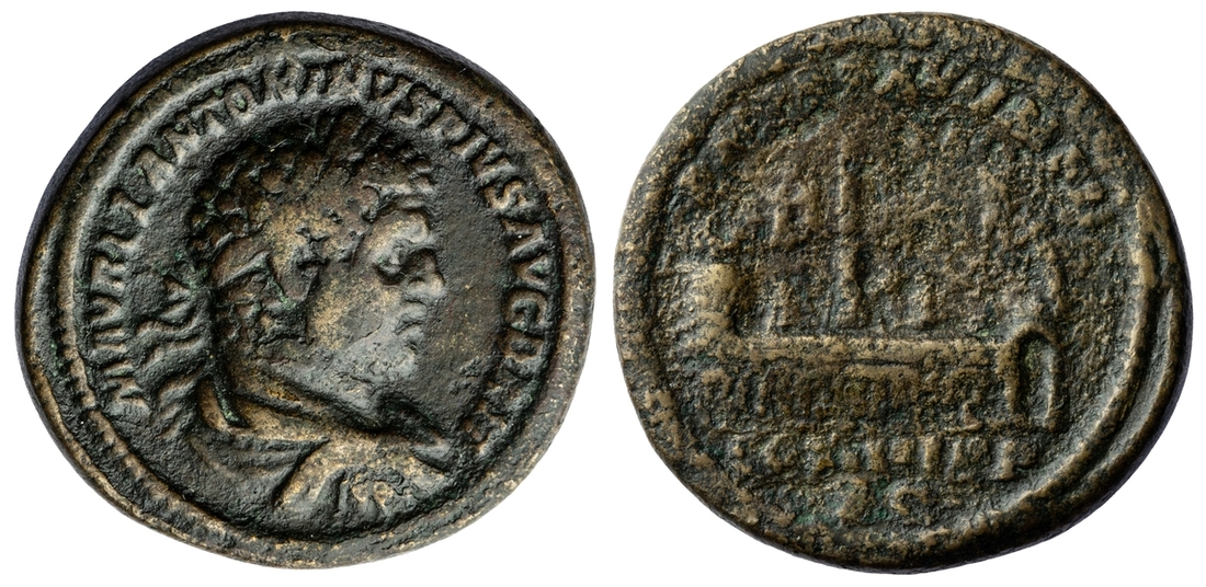 Roman Empire, Caracalla (AD 198-217), AE Sestertius, struck 213, M ...