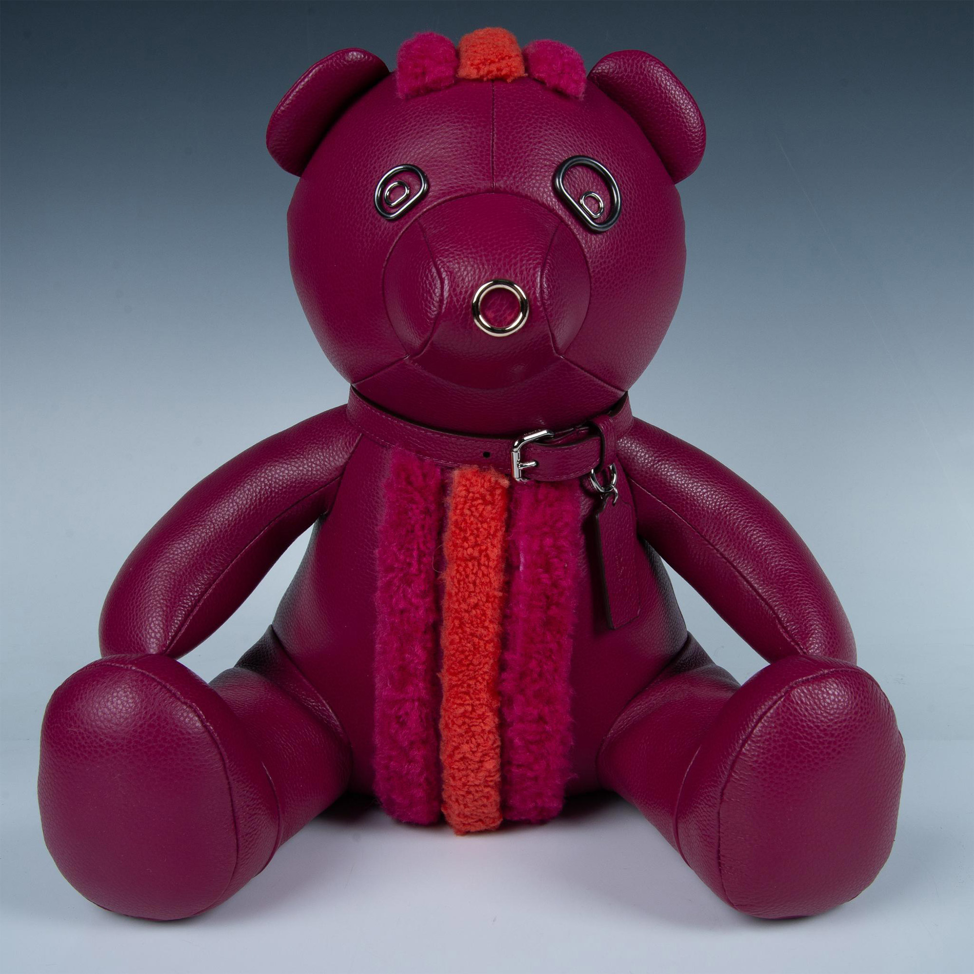Coach leather teddy bear store